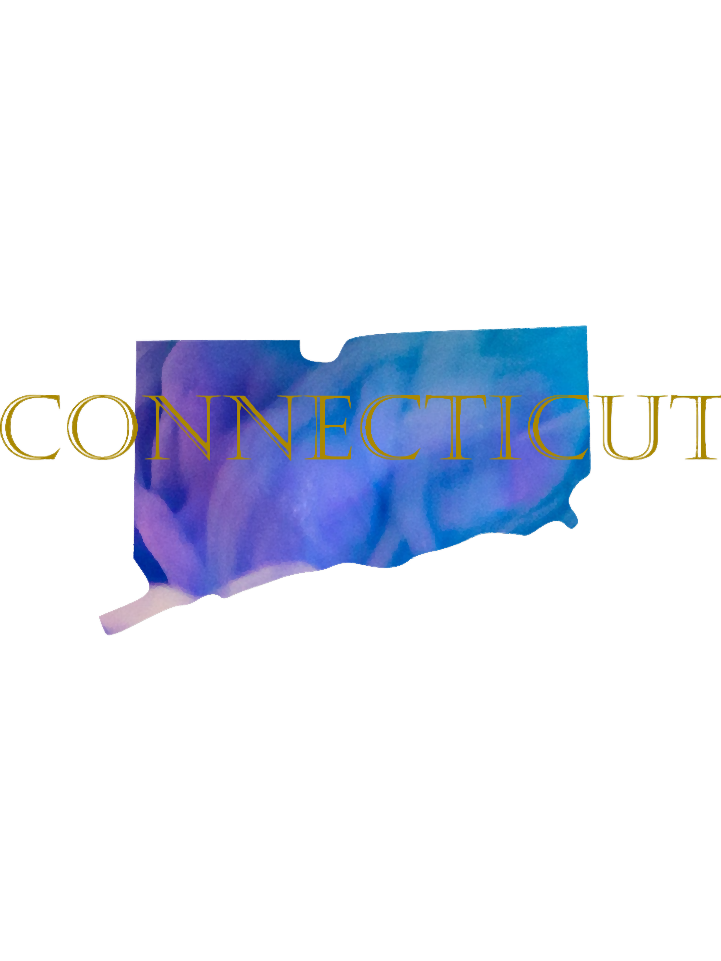 ConnecticutColorful Map Premium | Inspire Uplift