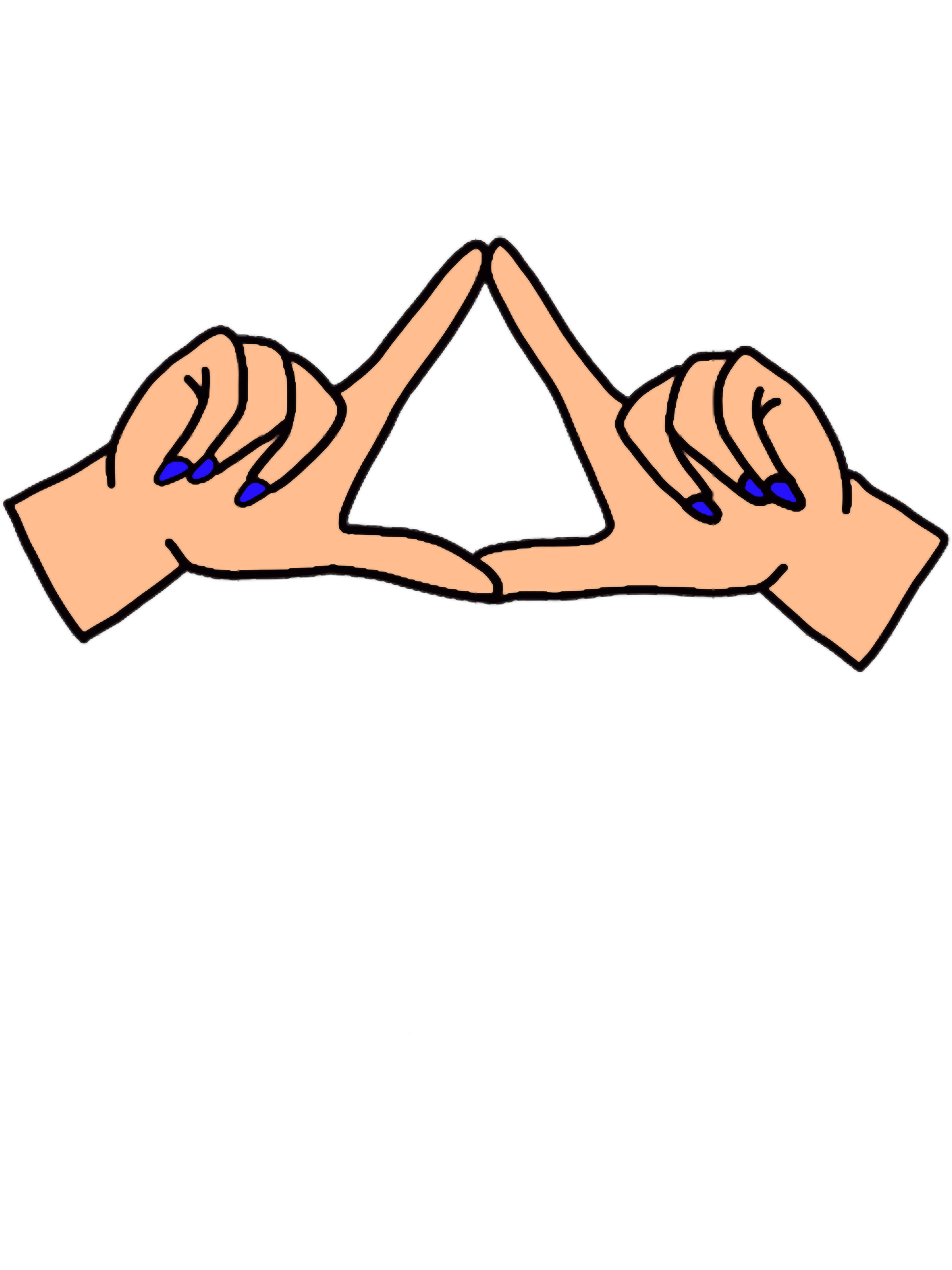 Tri Delta hand sign(2) | Inspire Uplift