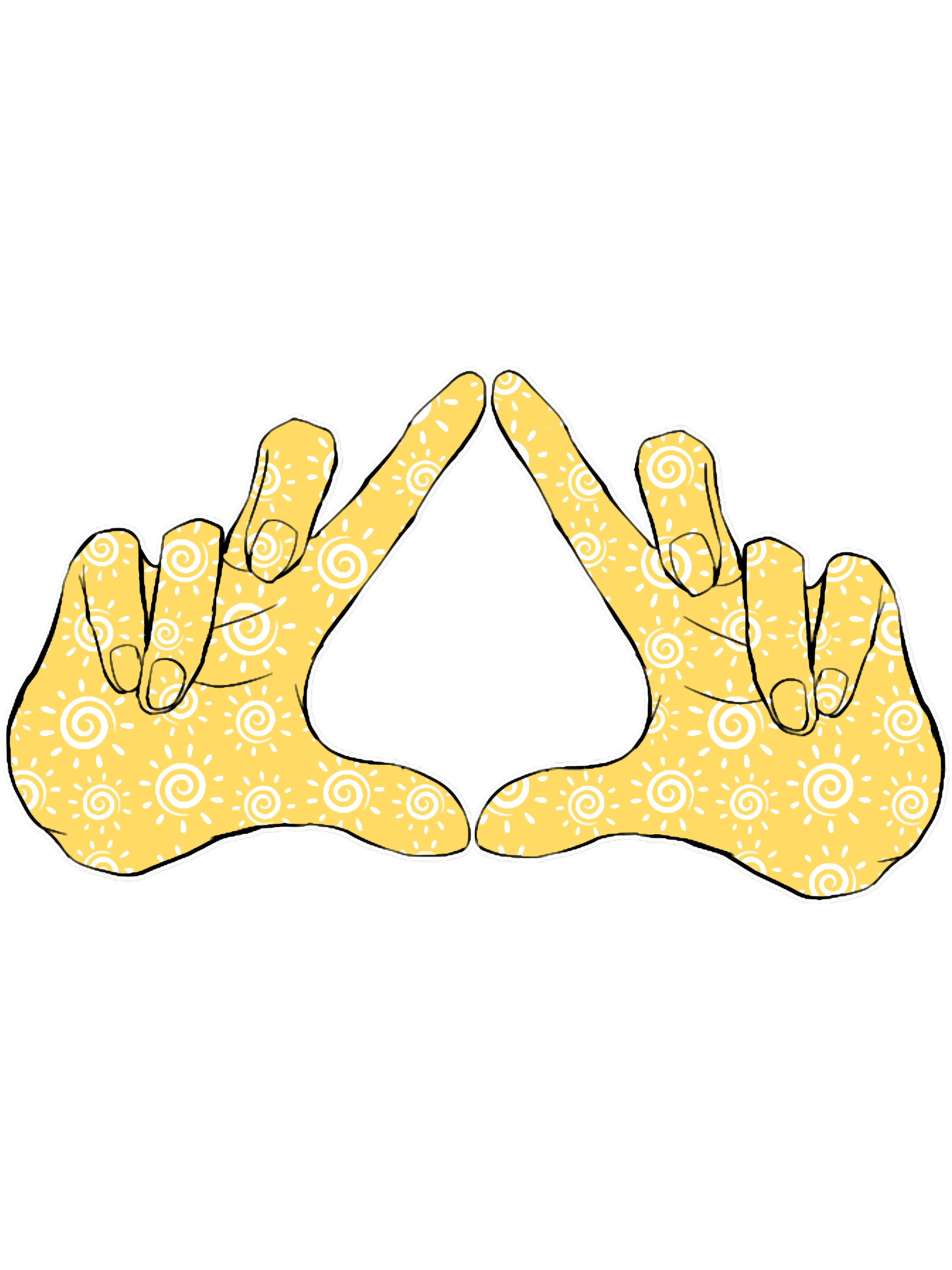 tri delta hands, pattern (4) | Inspire Uplift