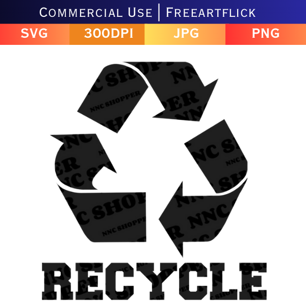 Recycling Bin Signs, Trash Can Decals svg | Inspire Uplift
