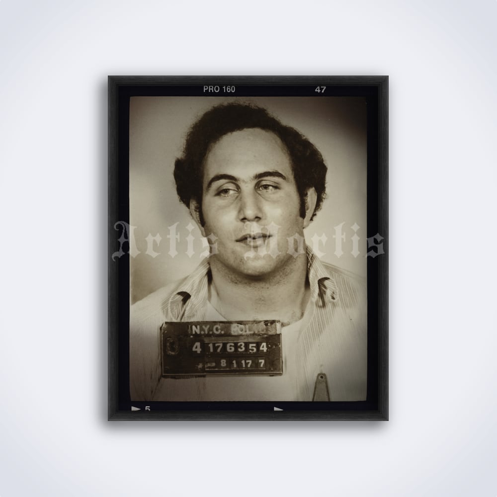 Son of Sam David Berkowitz mugshot photo true crime printabl | Inspire ...