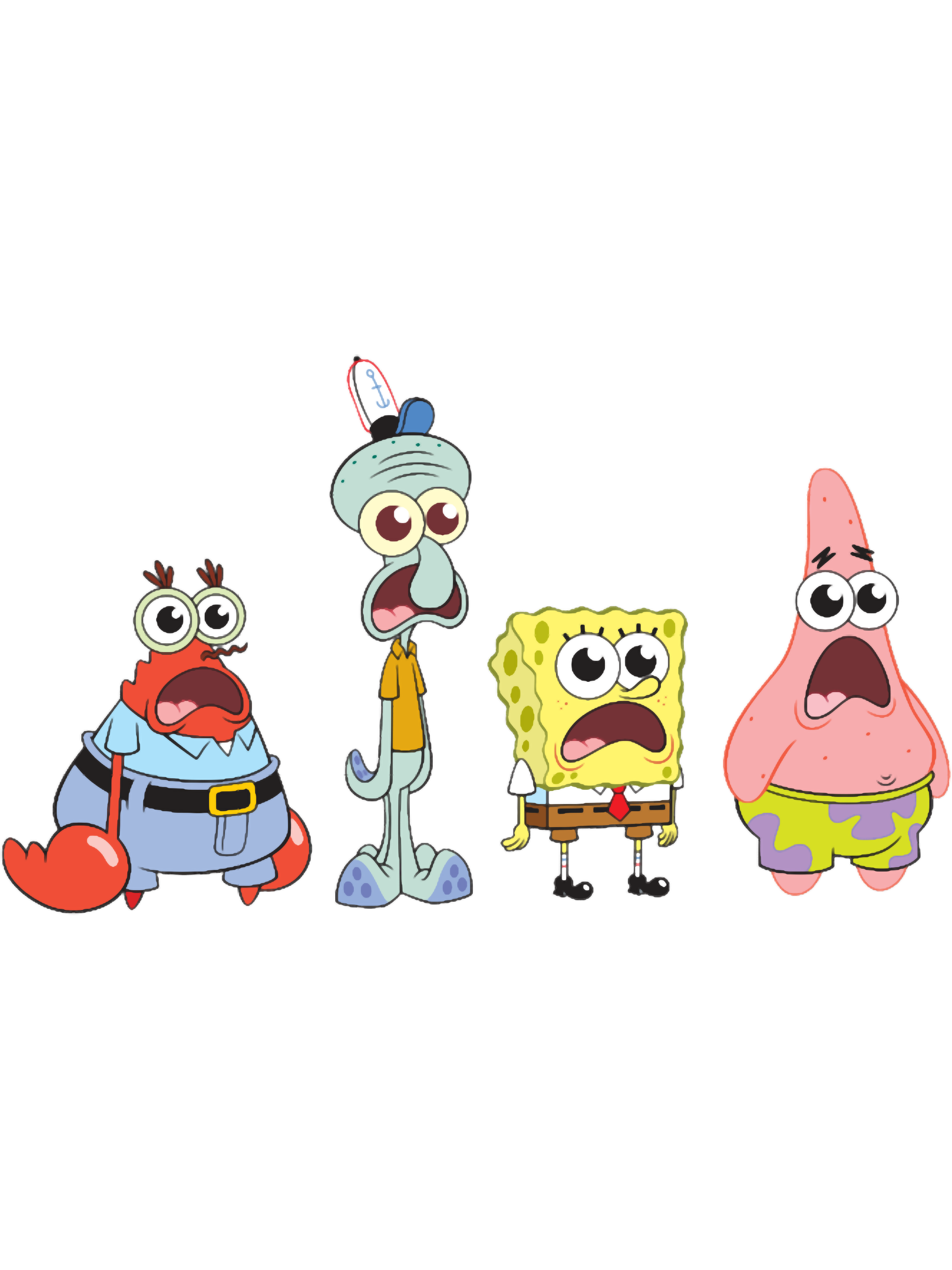 SpongeBob SquarePants Cast Group Stare | Inspire Uplift