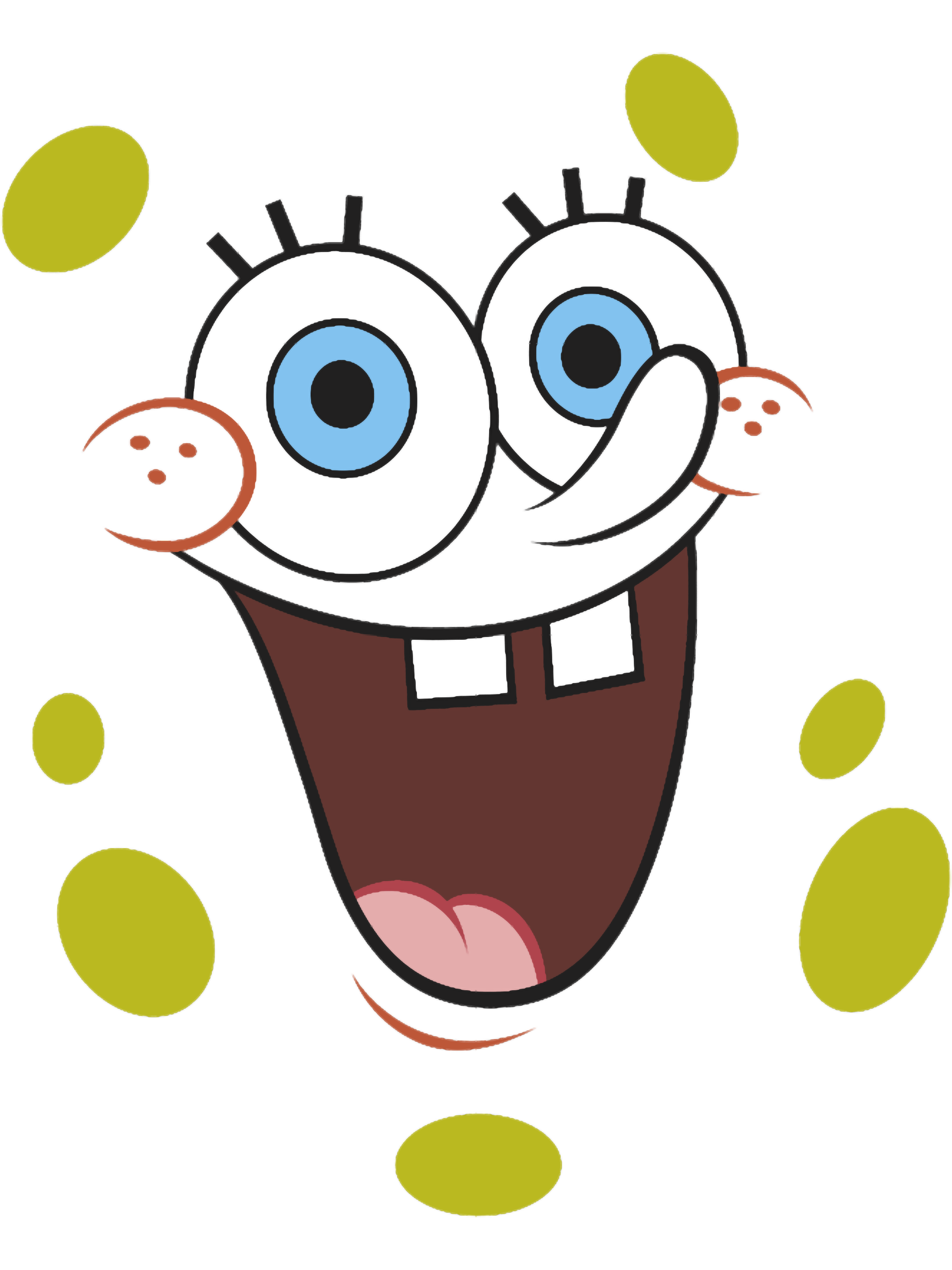 SpongeBob SquarePants Face Portrait | Inspire Uplift