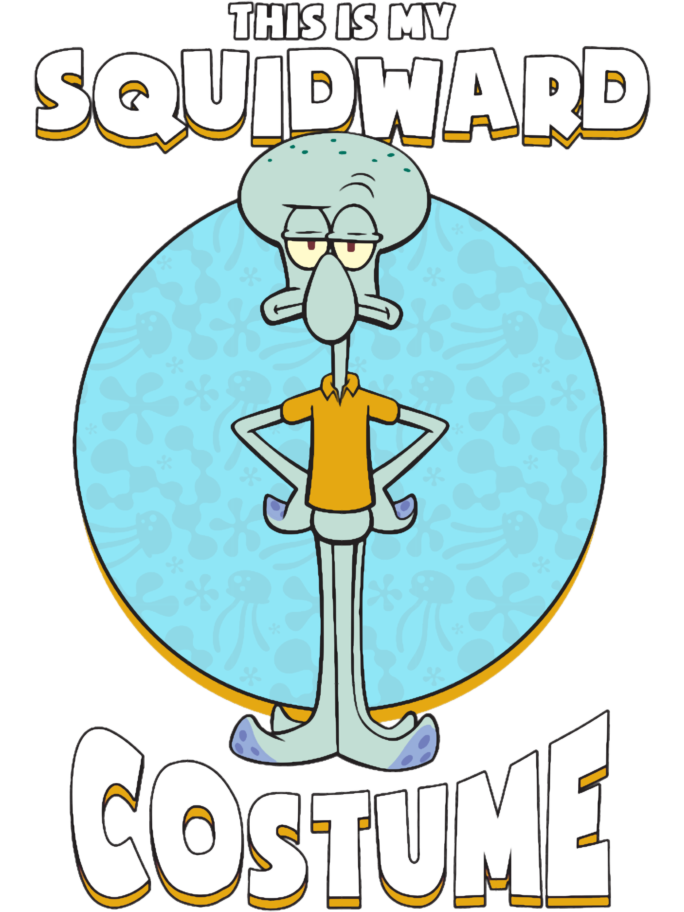 SpongeBob SquarePants Halloween This Is My Squidward Costume | Inspire ...