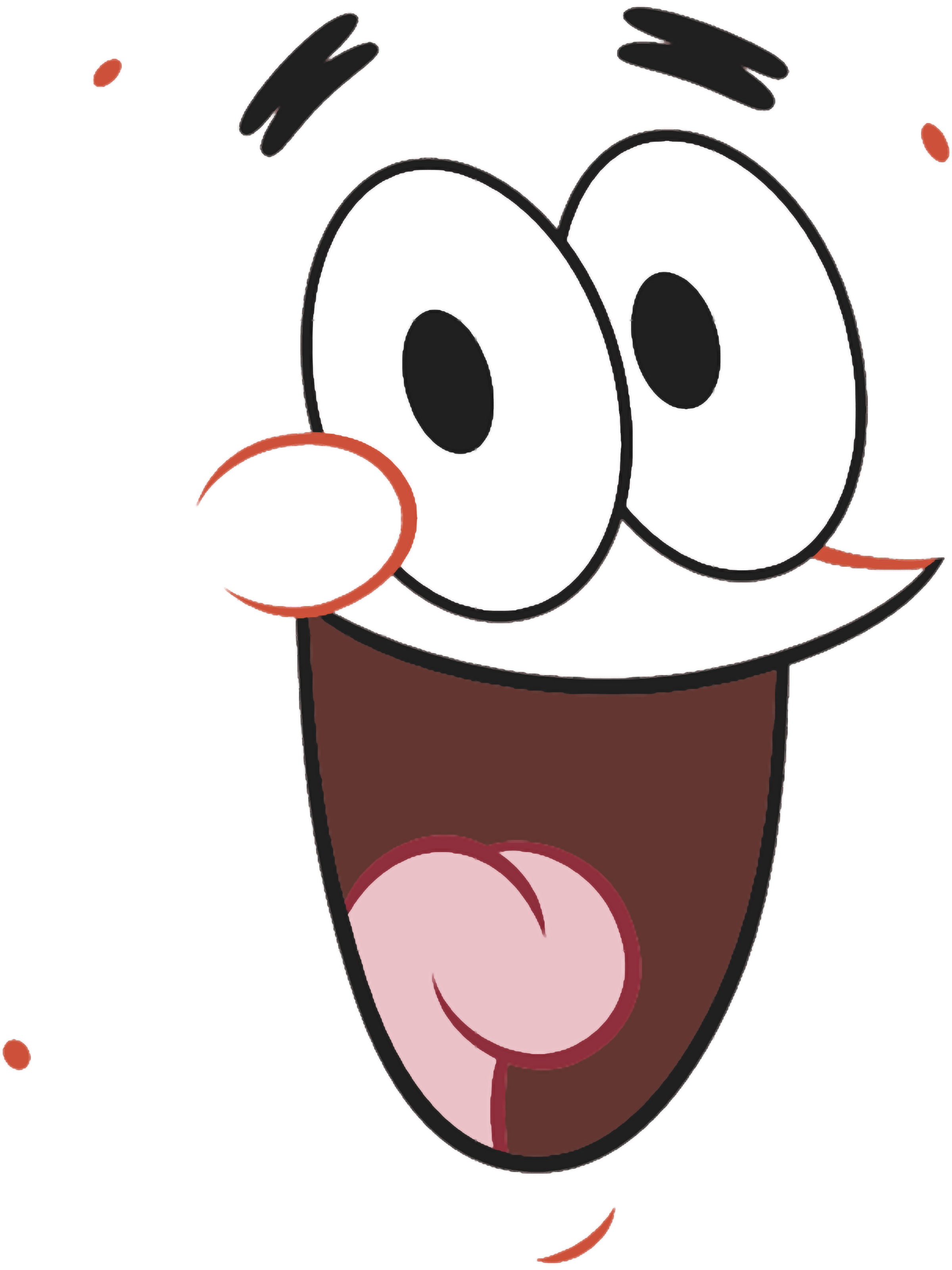 SpongeBob SquarePants Patrick Face Portrait | Inspire Uplift