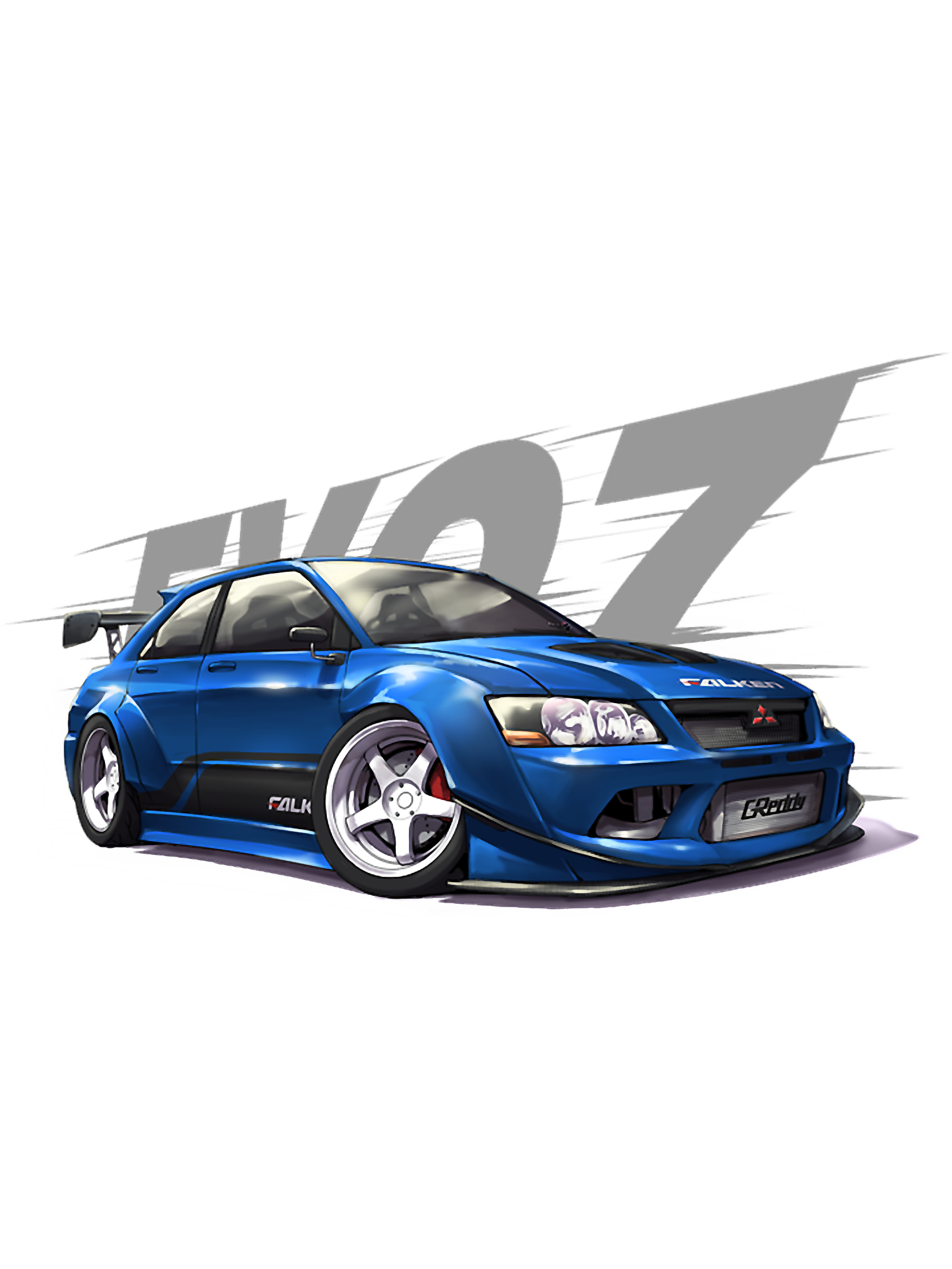lancer evo svg - Inspire Uplift