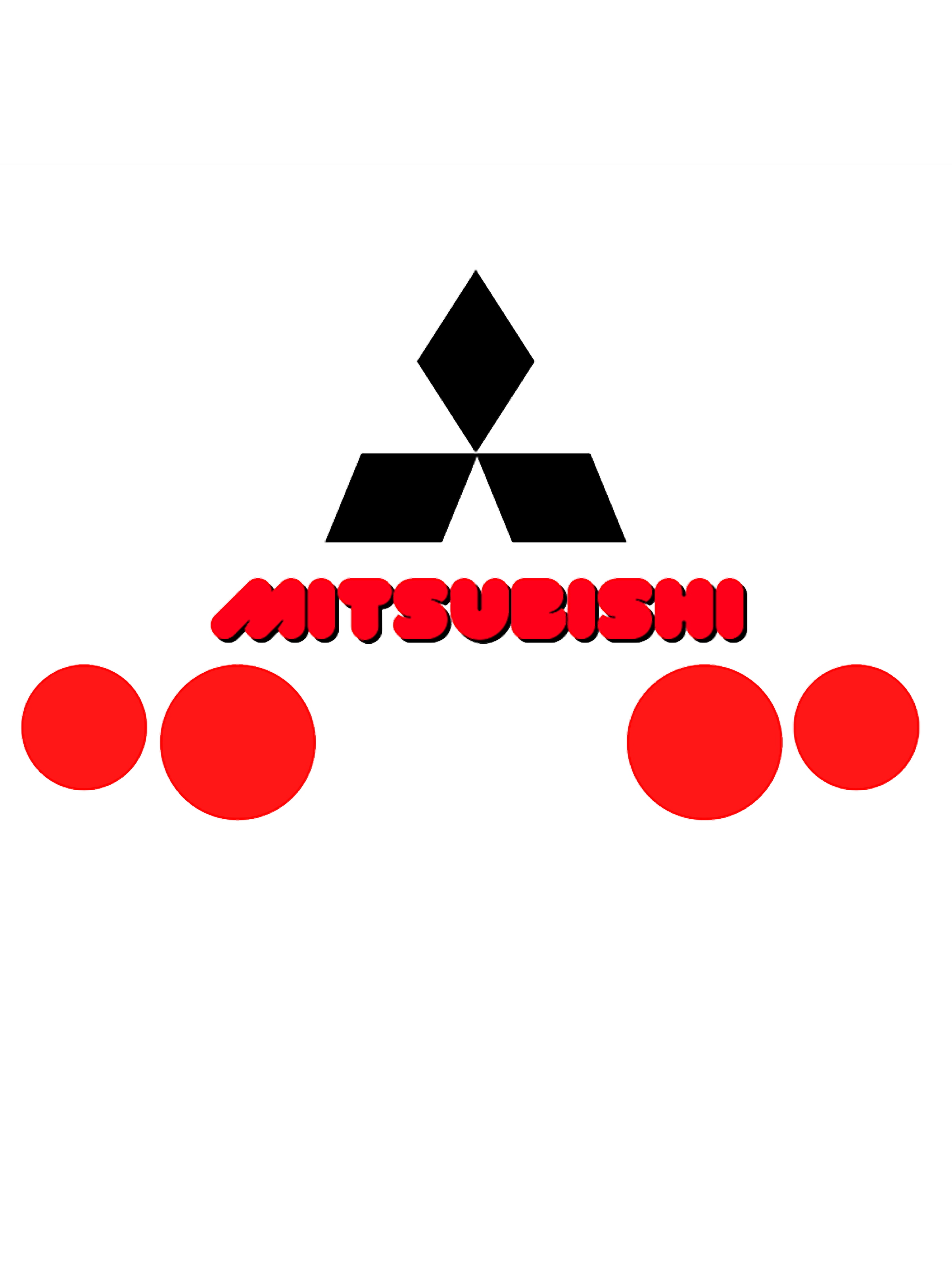 Mitsubishi Lancer Evolution logo with backlights | Inspire Uplift