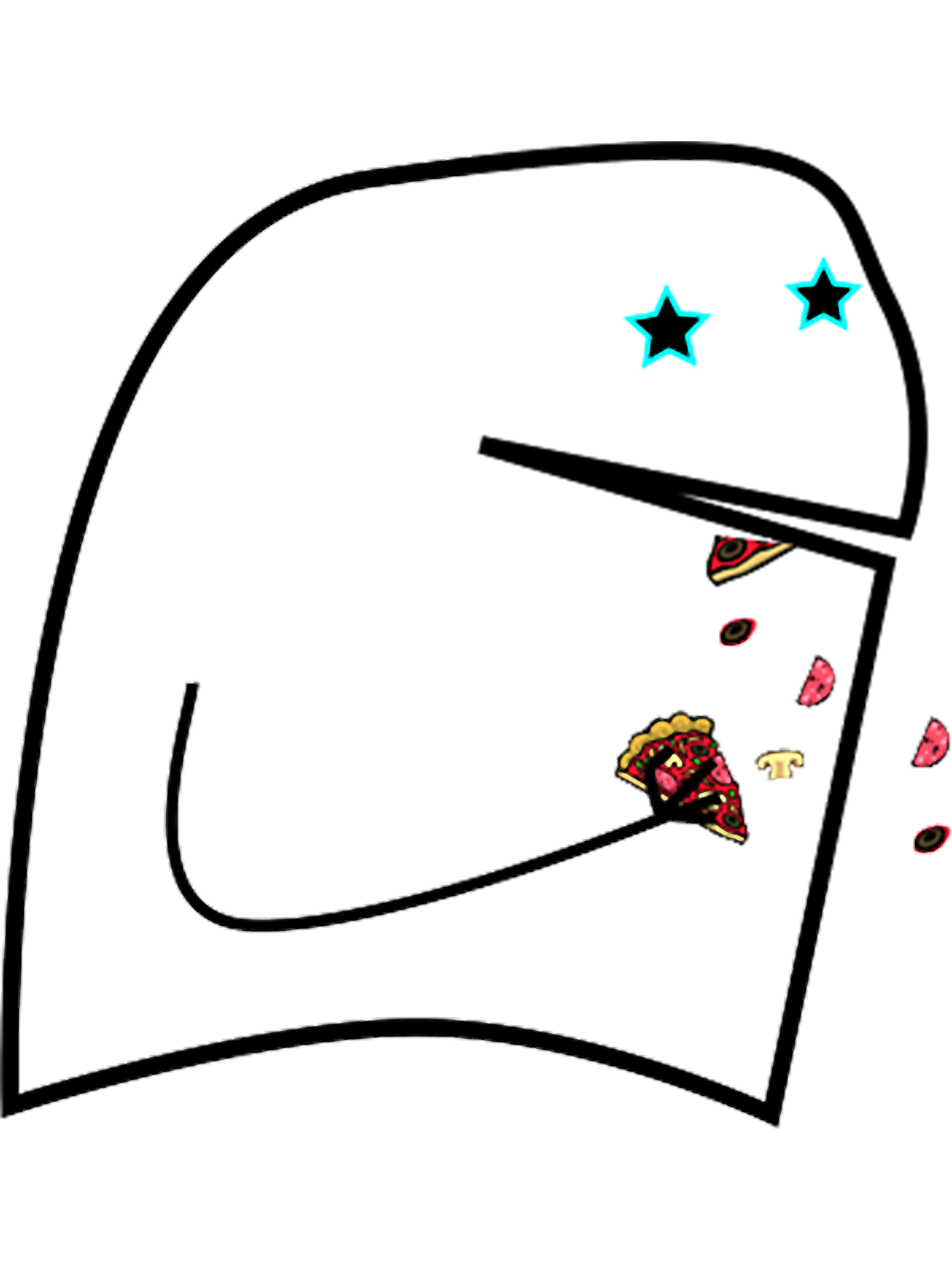 flork eat pizza | Inspire Uplift