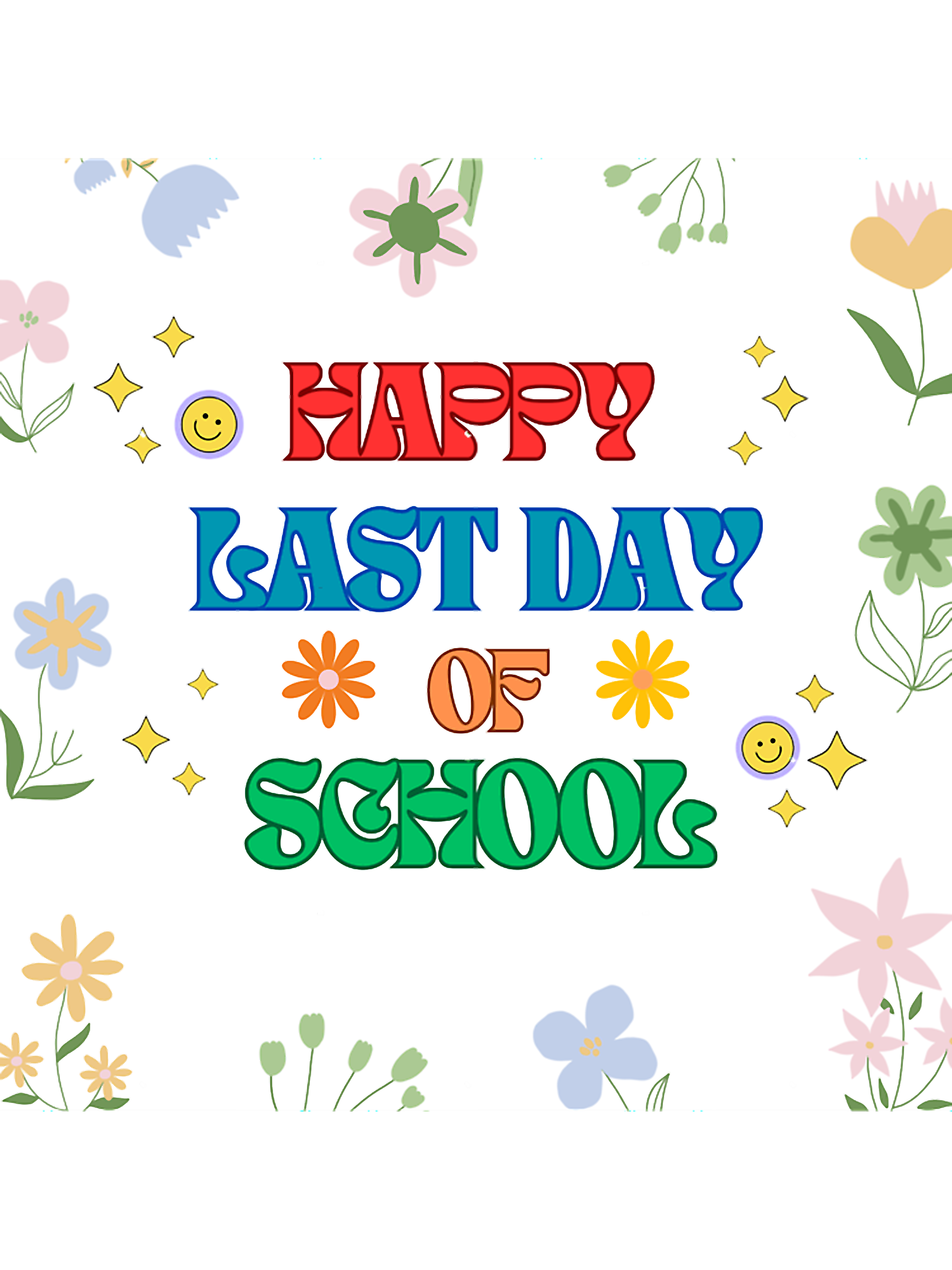 Hello Summer Happy Last Day Of School Teacher Student Active | Inspire ...