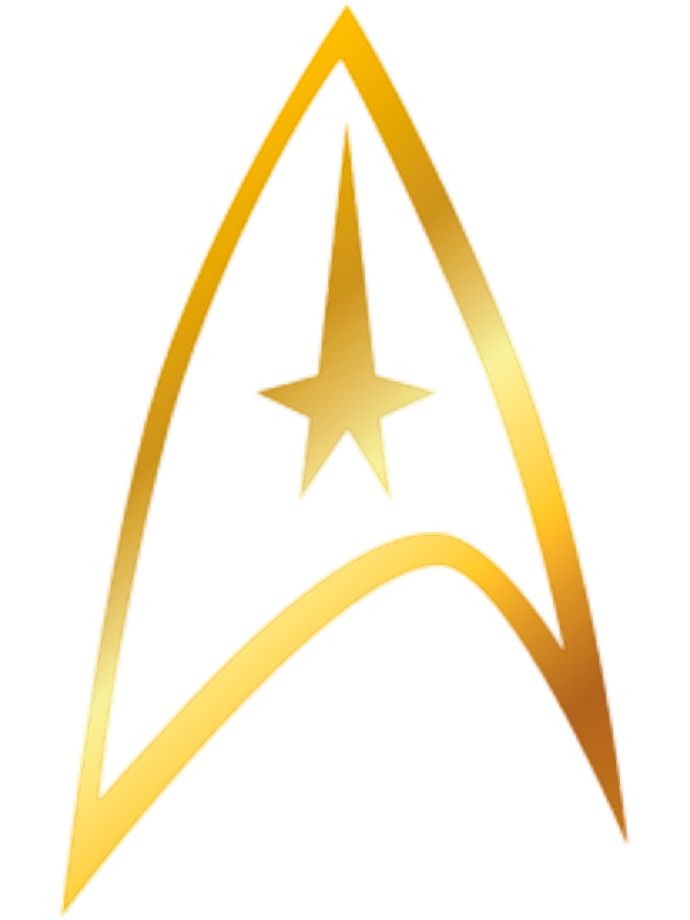 Star Trek The Original Series The Delta Badge Gold Pocket | Inspire Uplift