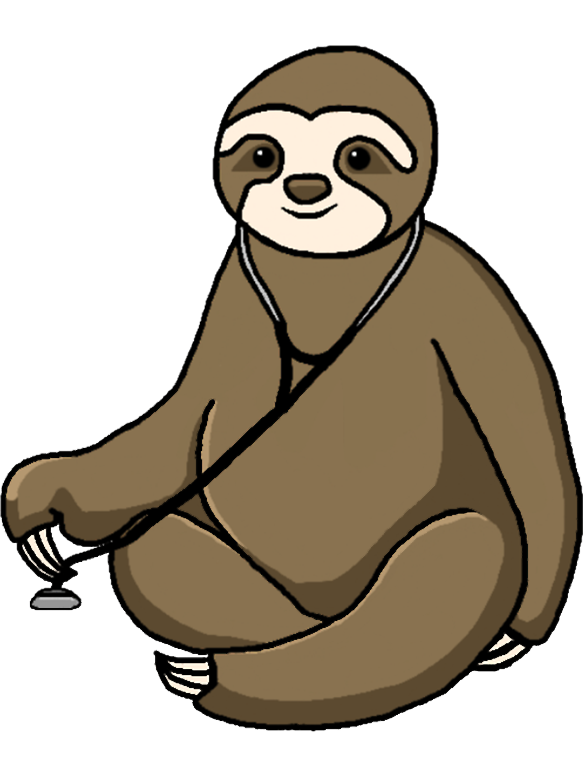 World MaSloth Wearing A Doctor StethoscopeEvil Bread not Evi | Inspire ...