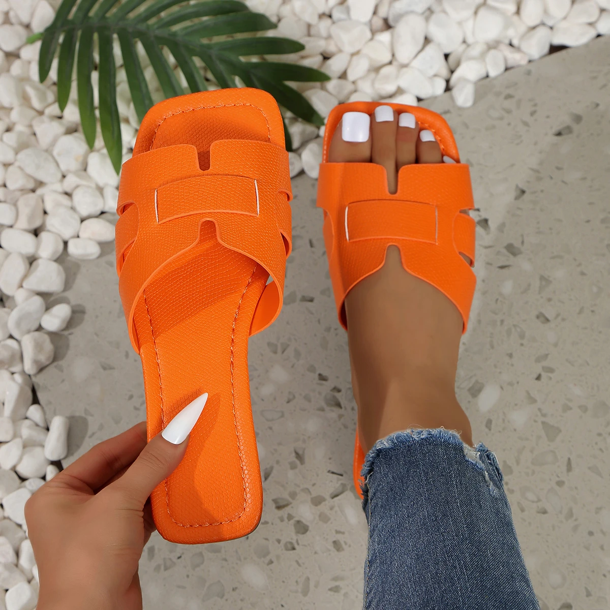 Luxury Summer Women Slippers Designer Slides | Inspire Uplift