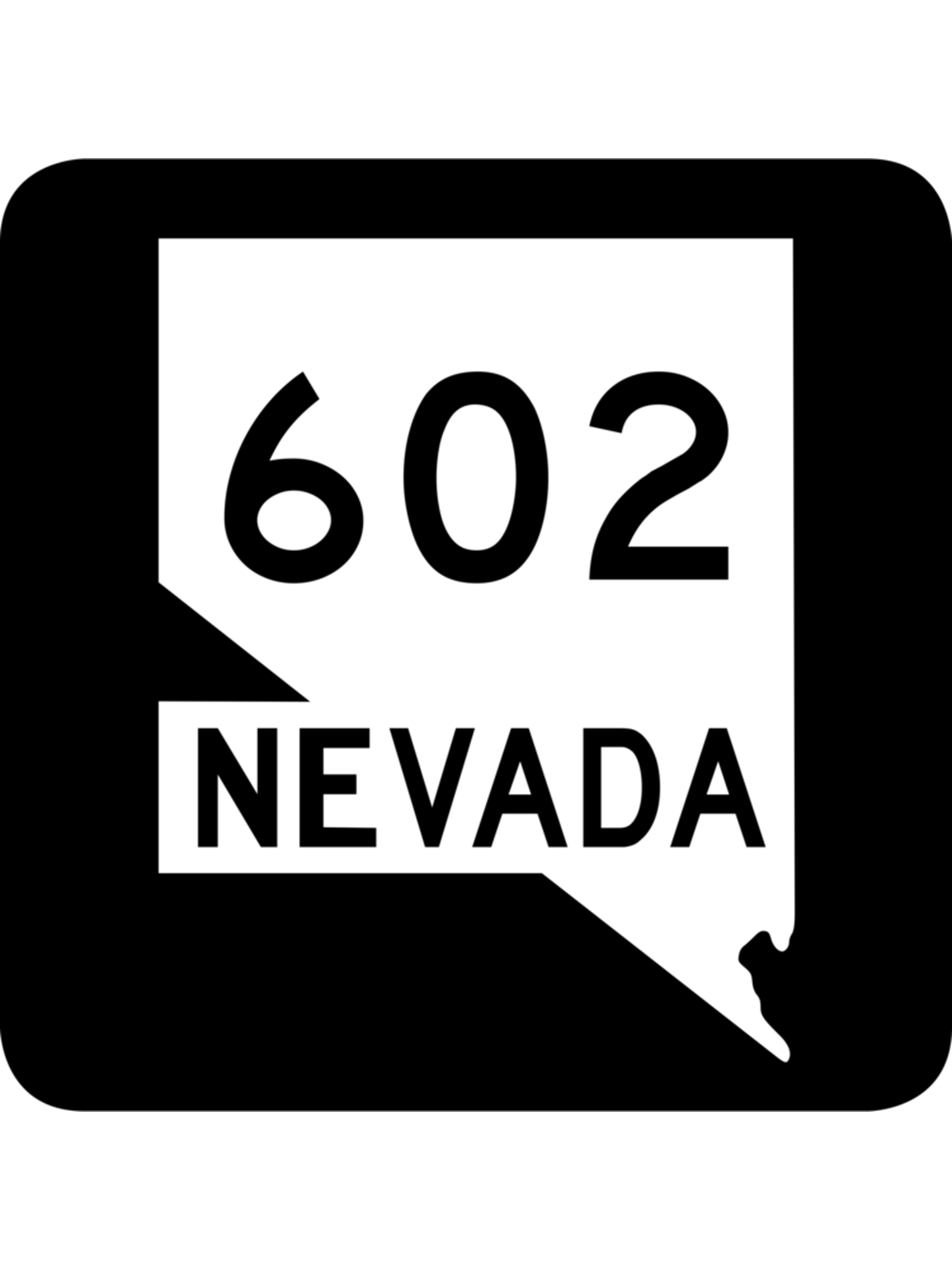 Nevada State Route SR 602 United States Highway Shield Sign | Inspire ...