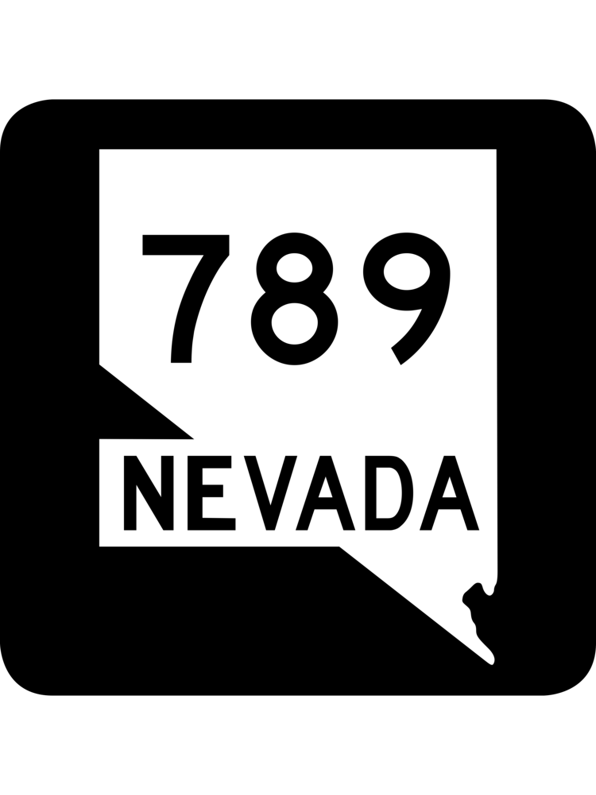 Nevada State Route SR 789 United States Highway Shield Sign | Inspire ...