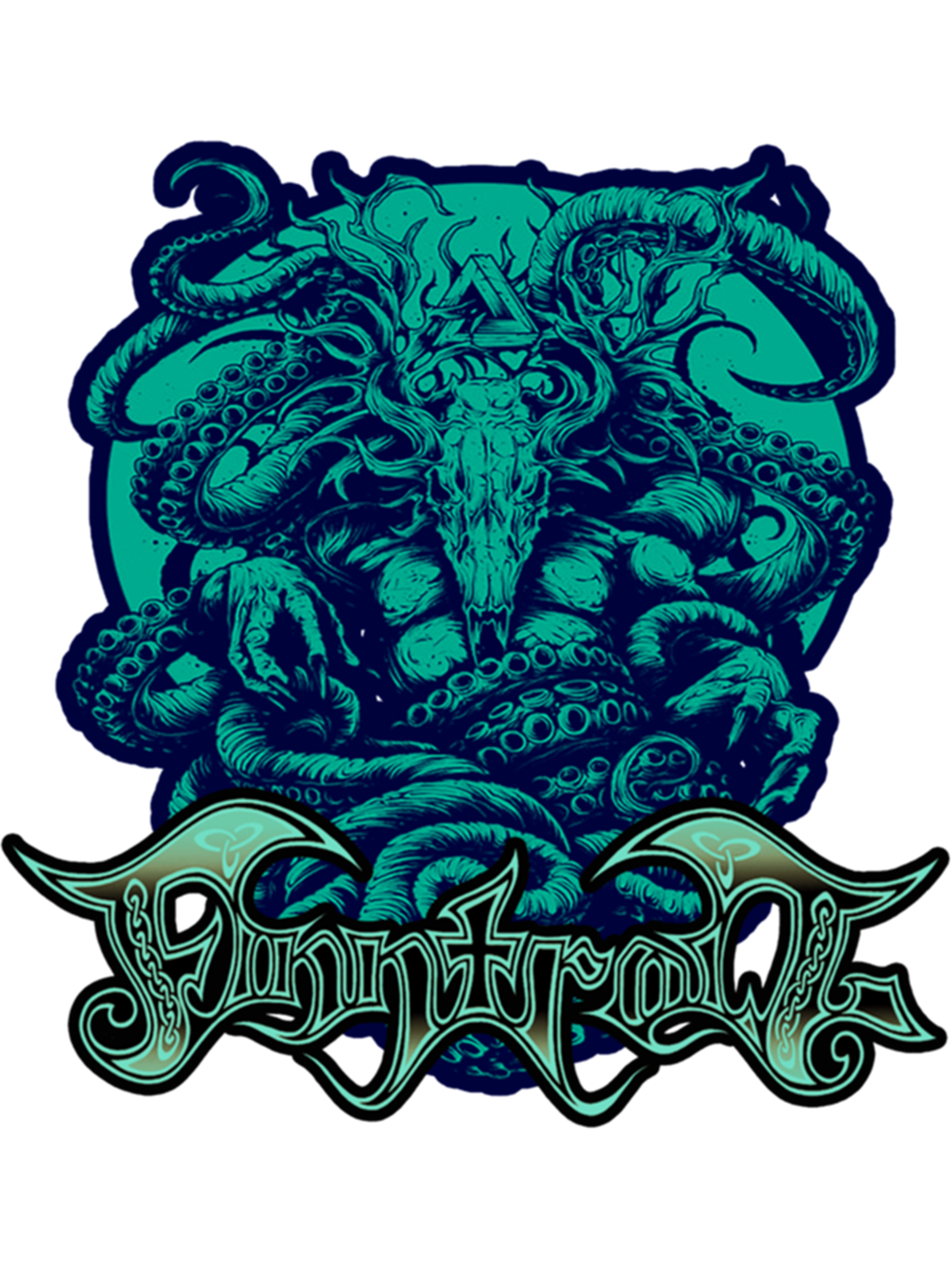 octopus monster wrapped around the demon god | Inspire Uplift