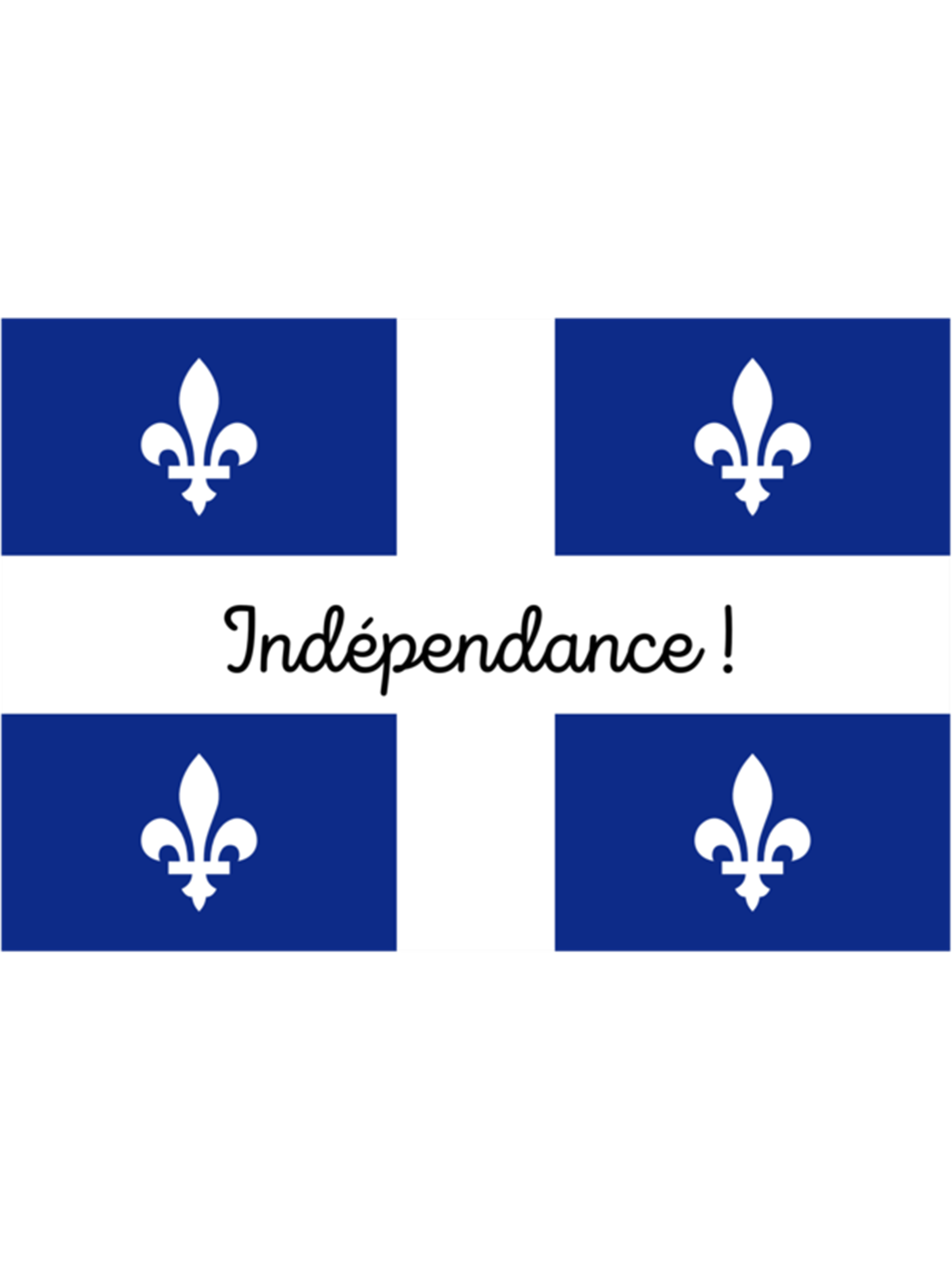 Flag of Quebec for independence | Inspire Uplift