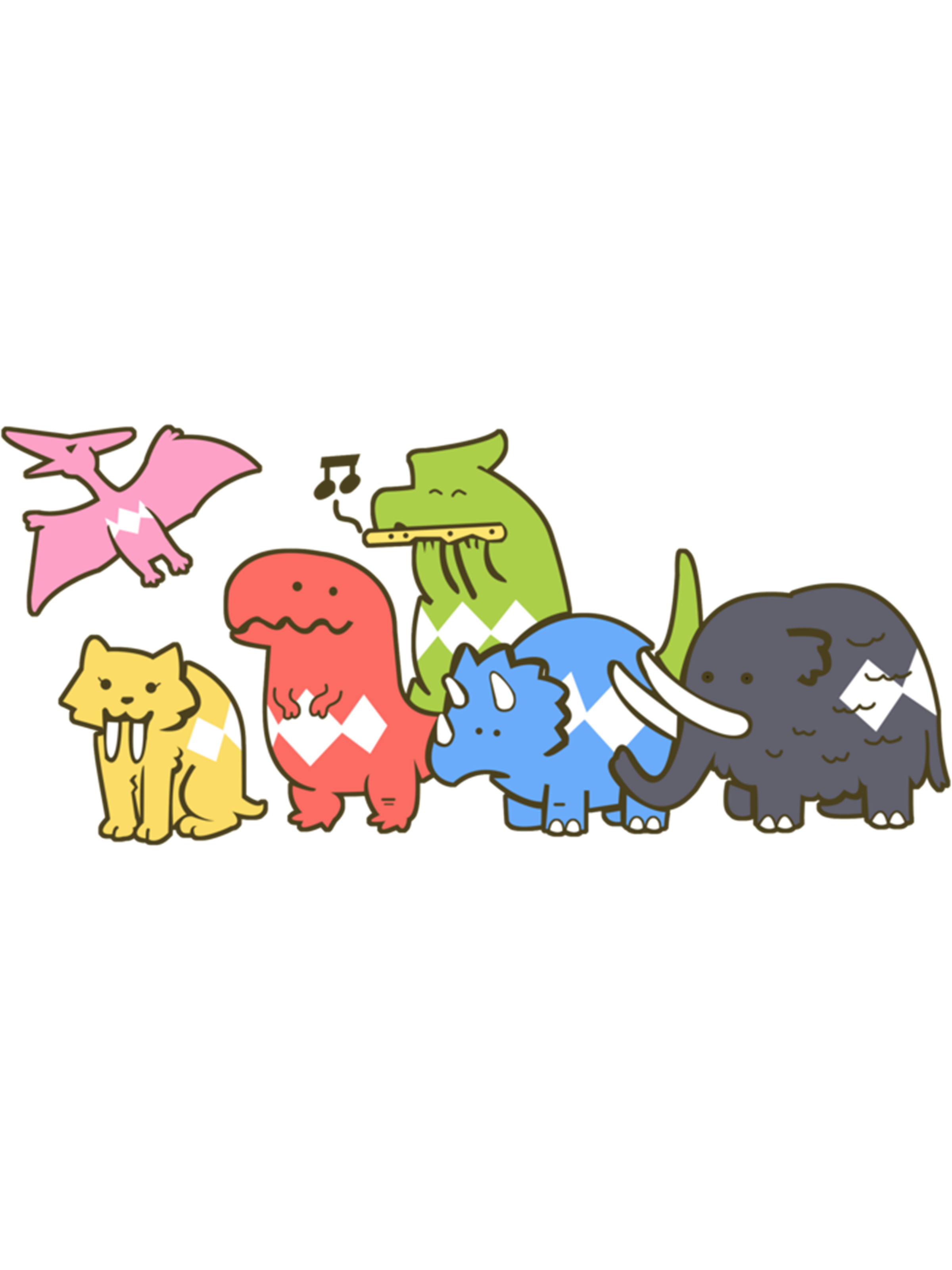 Cute Chibi Mighty Morphin Dinozords Dino Megazords Power Ran | Inspire ...