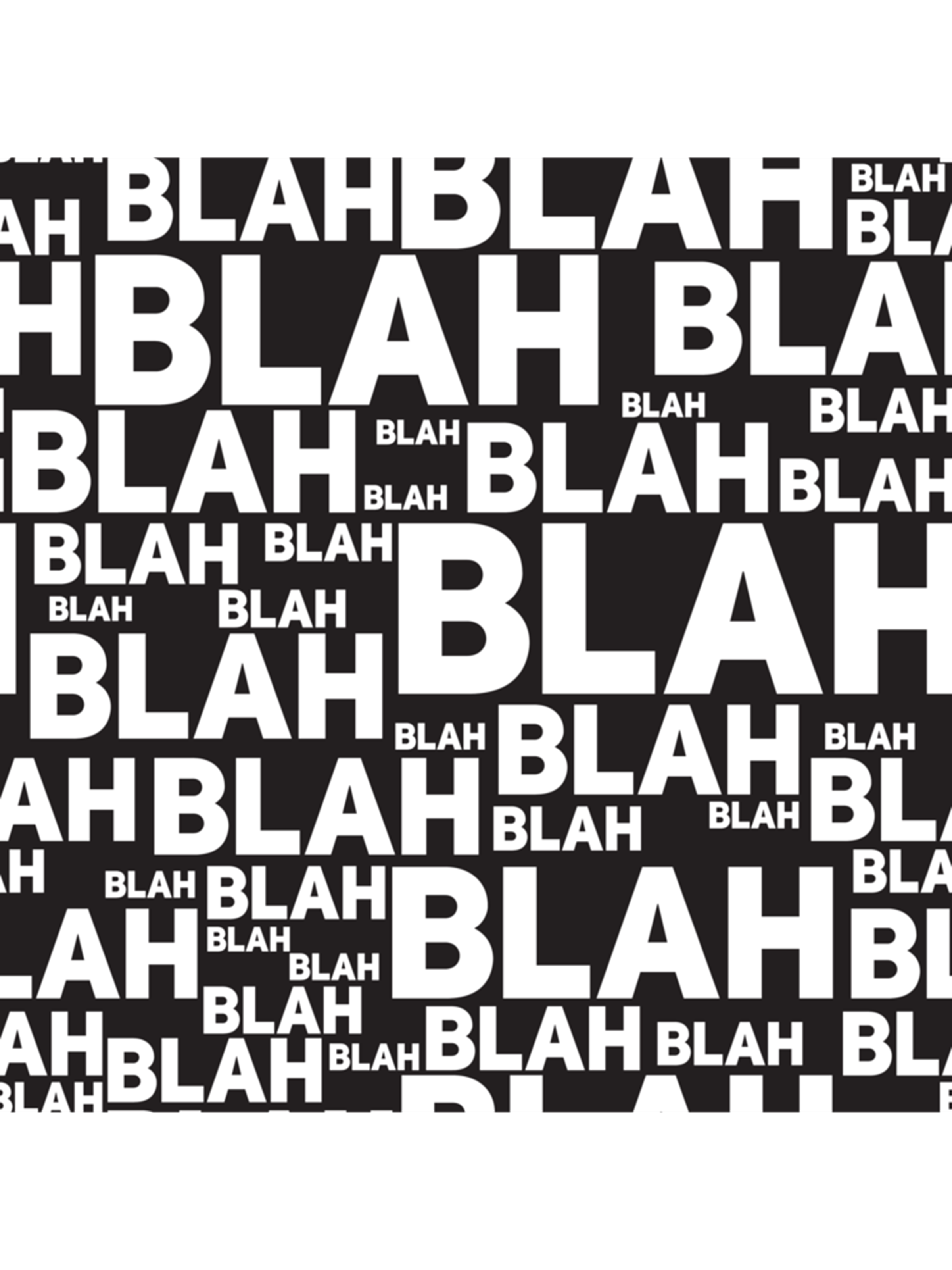 blah blah blah svg - Inspire Uplift