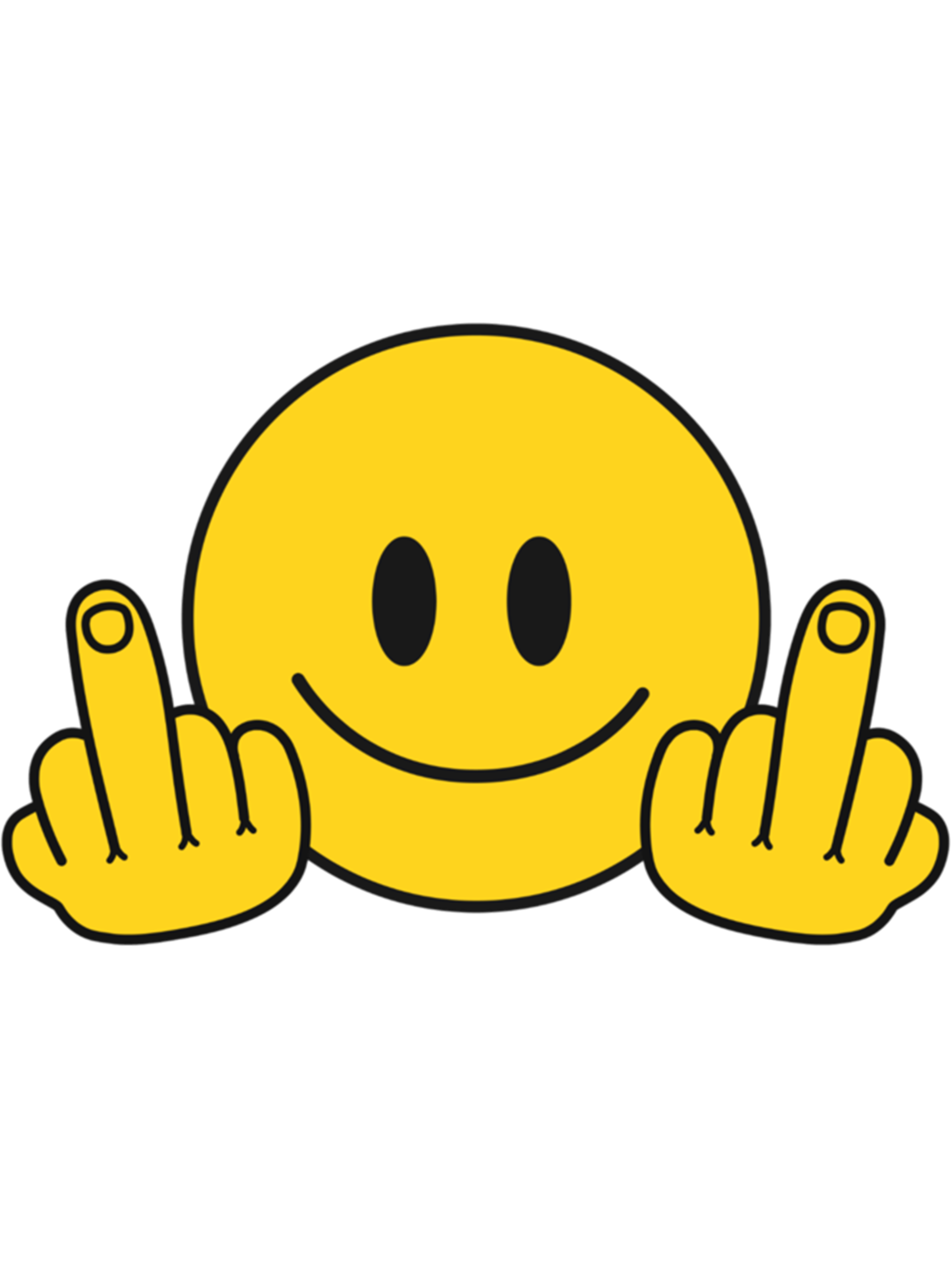 yellow middle finger offensive Emoji | Inspire Uplift