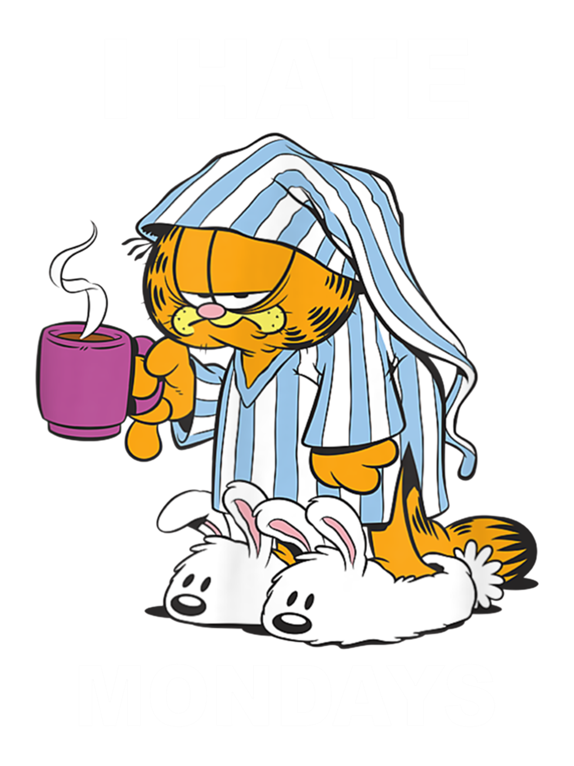 Garfield Mondays Garfield I Hate Mondays T Shirt BLUE | BoxLunch