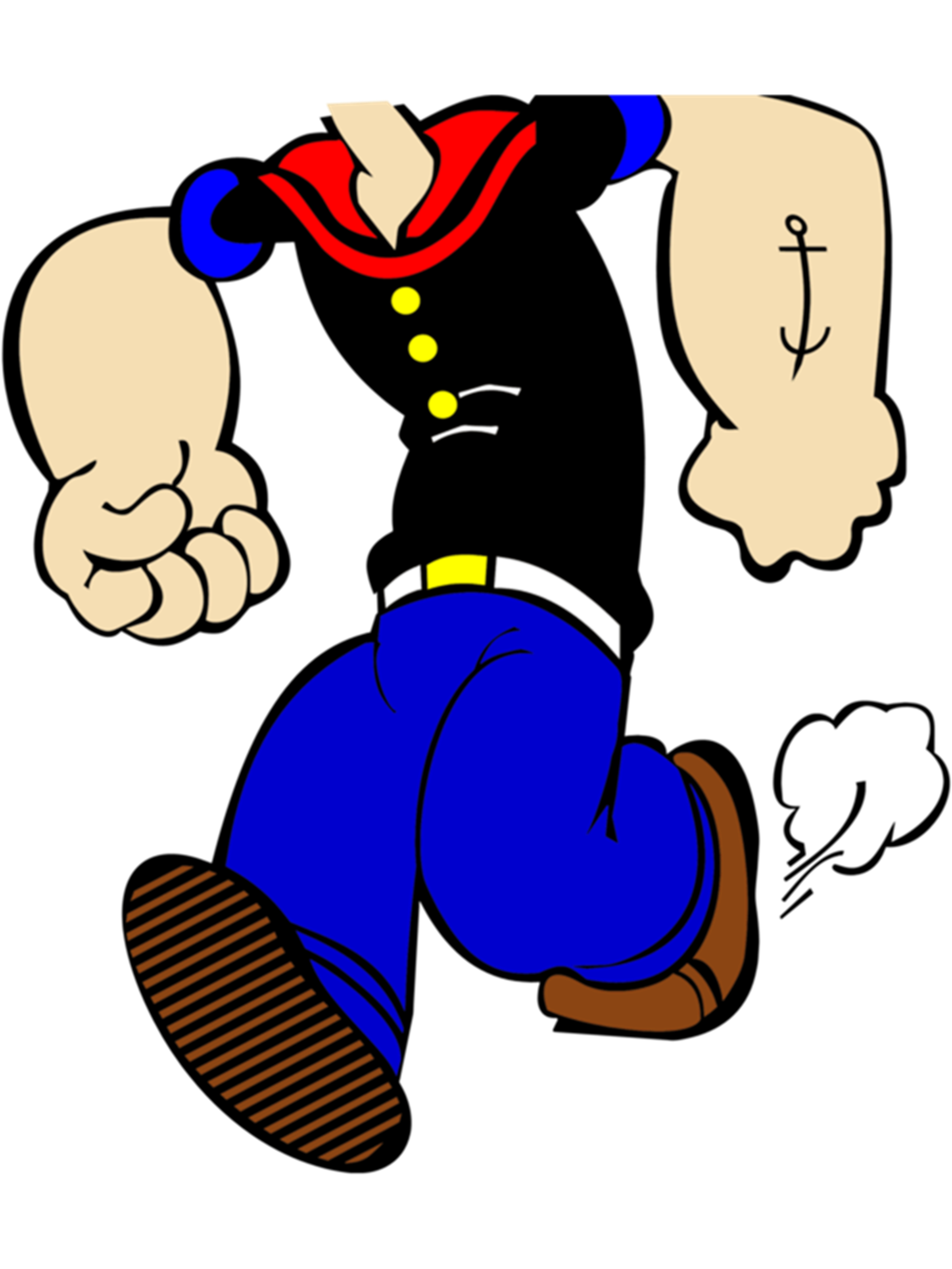 Big Popeye without head | Inspire Uplift