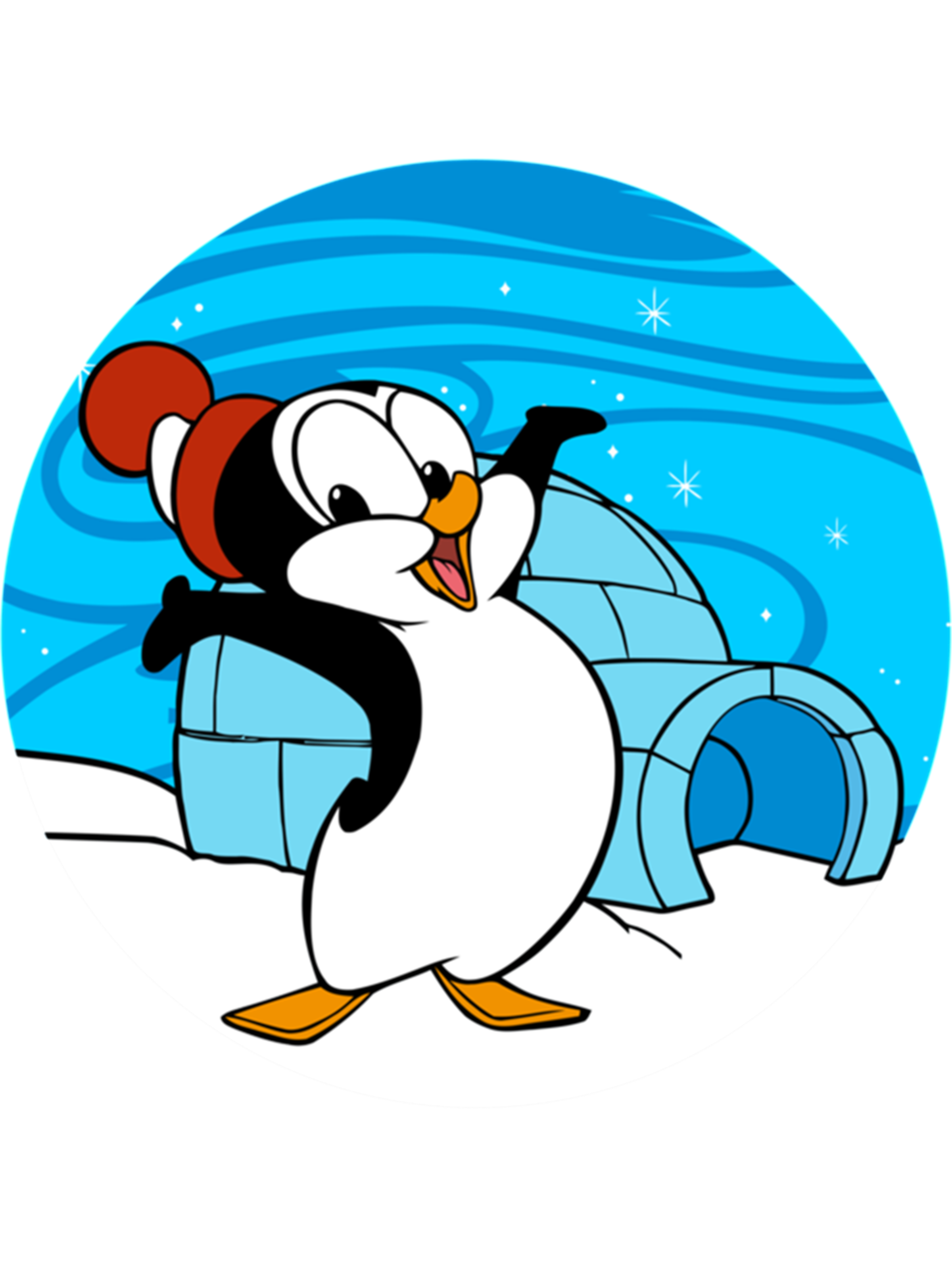 Chilly Willy Penguin art Hong Kong Phooey cartoon karate dog | Inspire Uplift