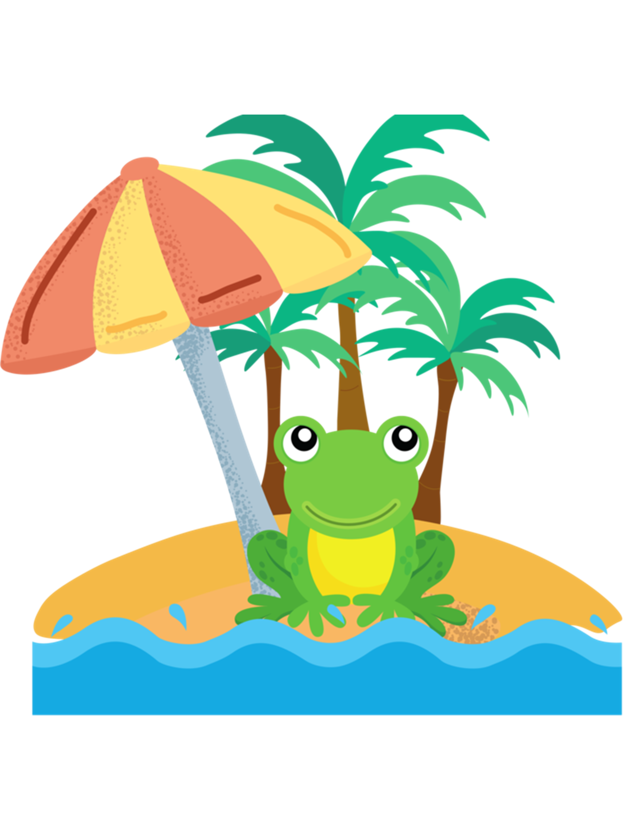 Frog At The Beach(2) | Inspire Uplift