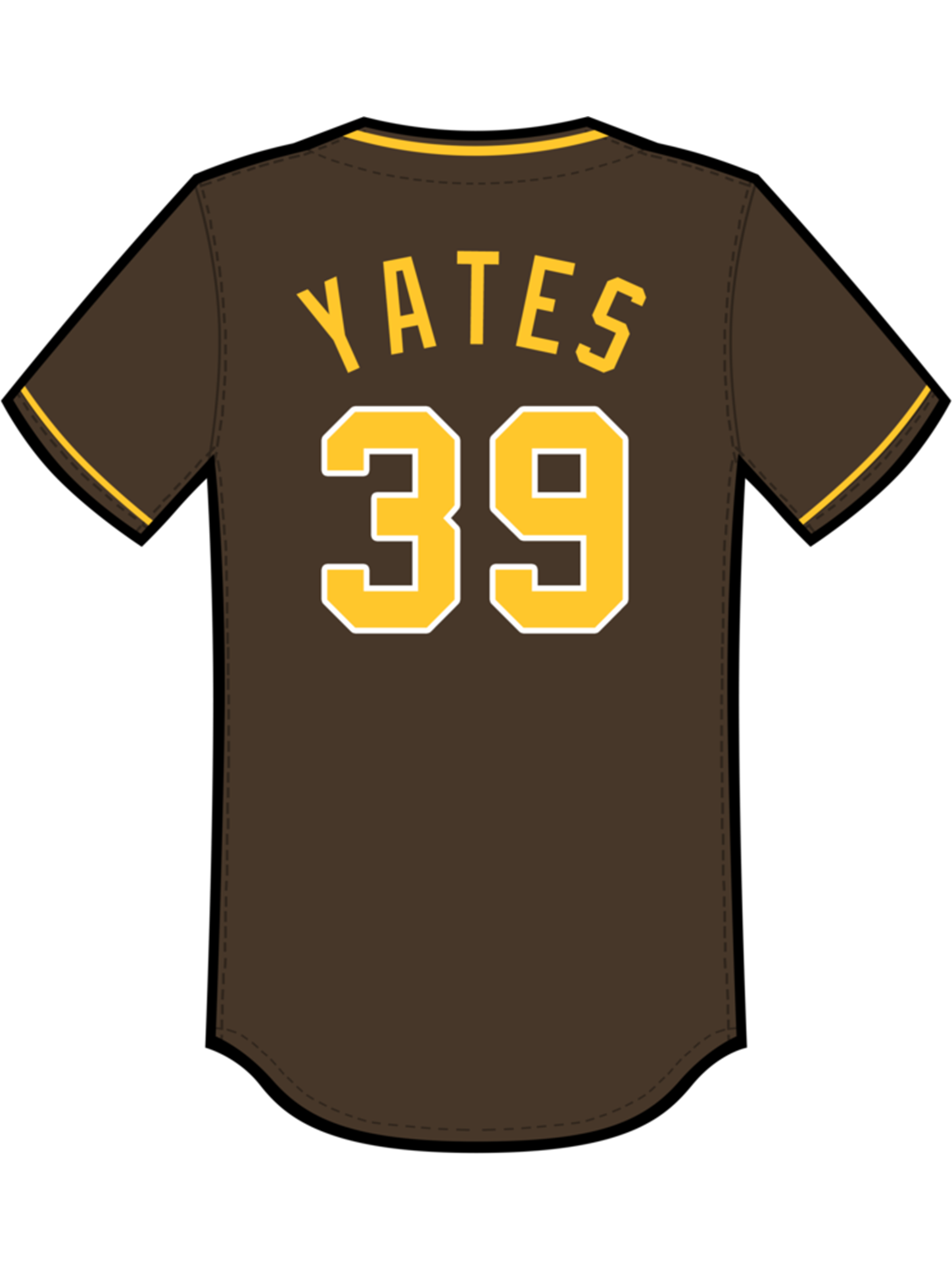 Kirby Yates Jersey | Inspire Uplift