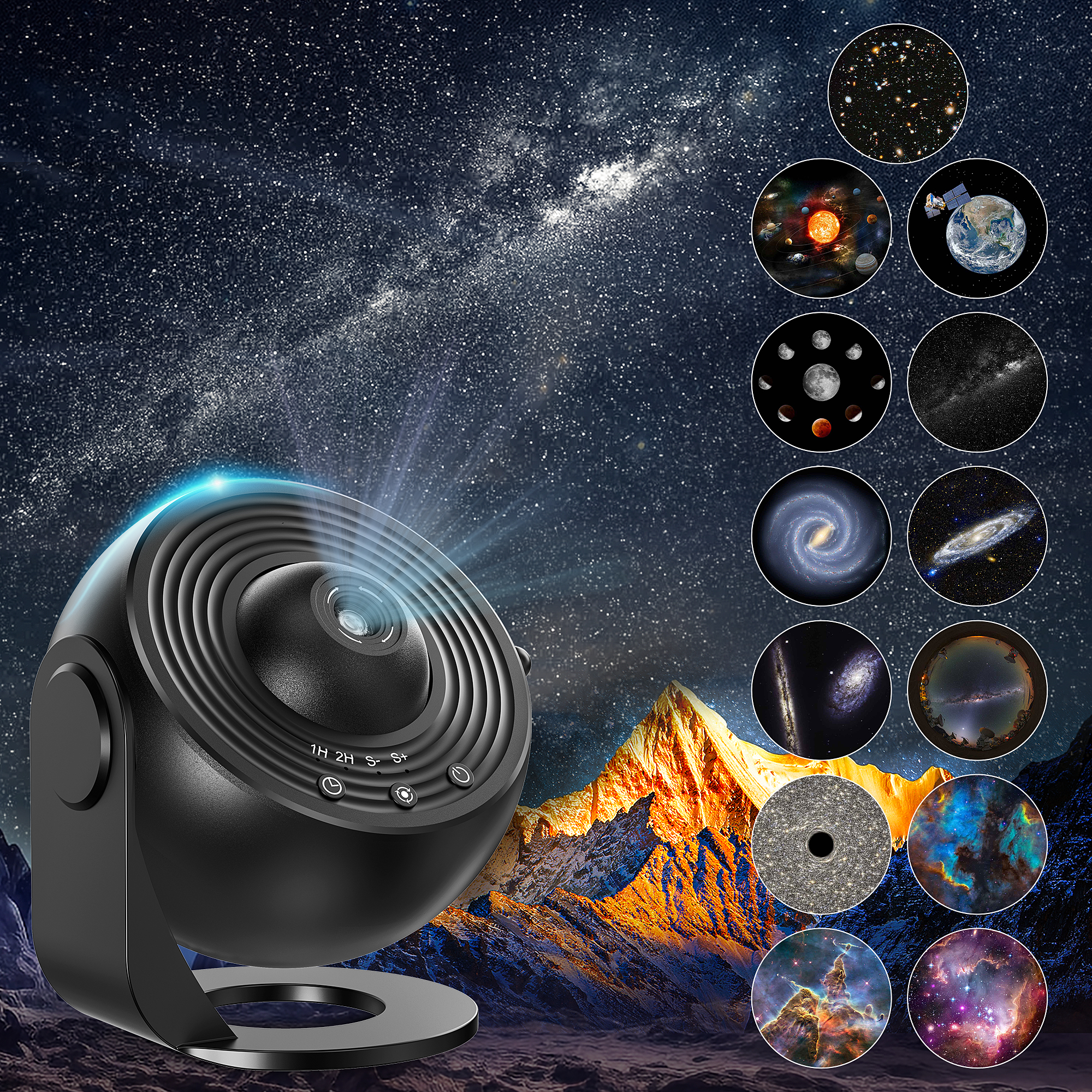 Galaxy Projector Realistic Starry Sky Night Light Lamp | Inspire Uplift
