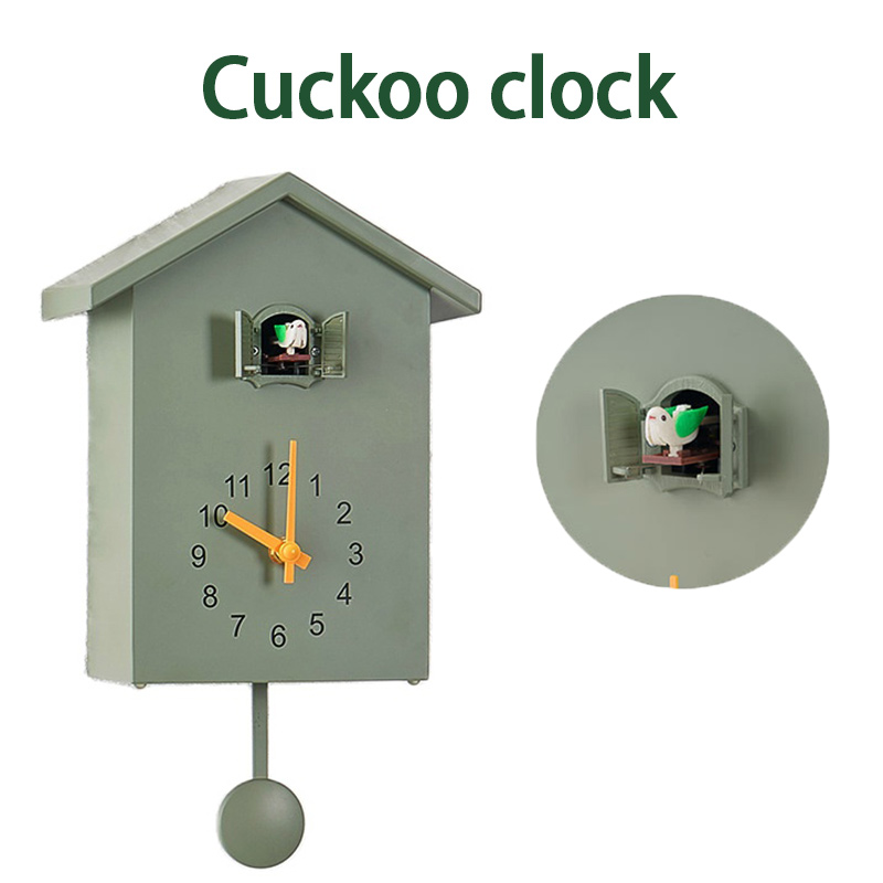 Modern Bird Cuckoo Quartz Wall Clock for Home & Office | Inspire Uplift