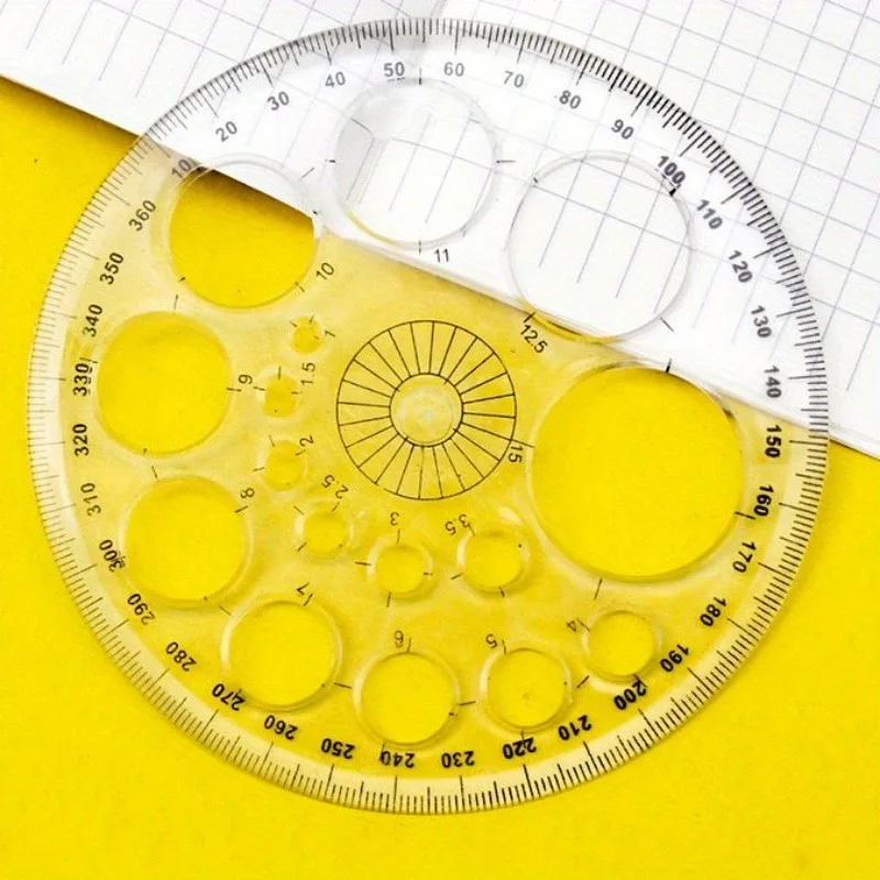 360-Degree Rotating Round Ruler for Drafting and Patchwork | Inspire Uplift