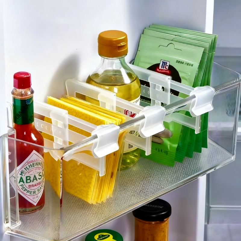 Adjustable Refrigerator Space Divider, Maximize Storage | Inspire Uplift