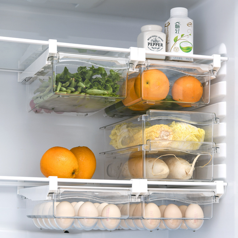 Refrigerator Drawer Style Food Storage Box, Sliding Containe | Inspire ...