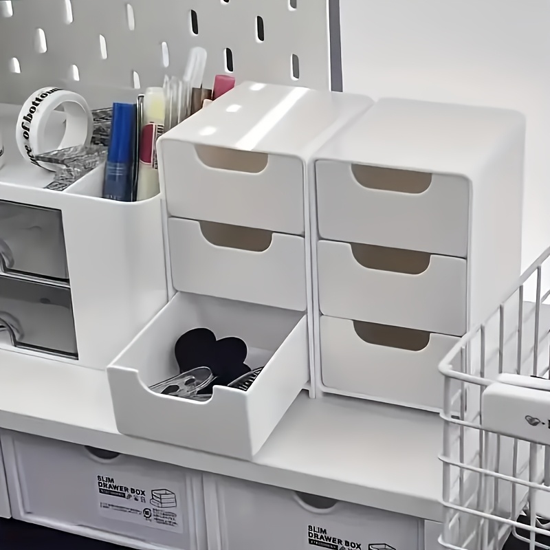 Chic 3-Tier Desk Organizer with Drawers for Office & Home | Inspire Uplift