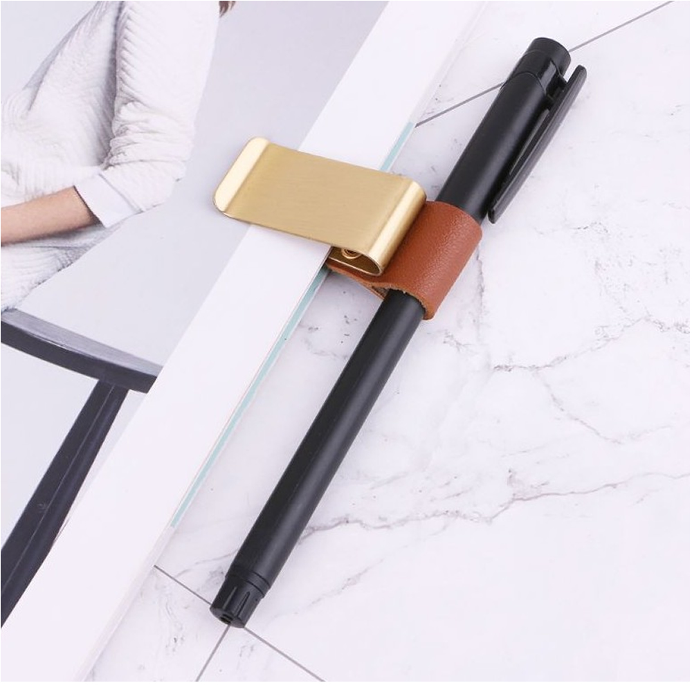 Pen Loop For Notebook, Retro Leather Journal, Pencil Holder | Inspire ...