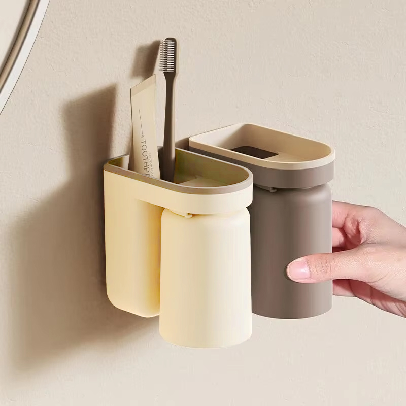 Innovative Toothbrush Storage Rack, Wall Mounted Bathroom Or | Inspire ...