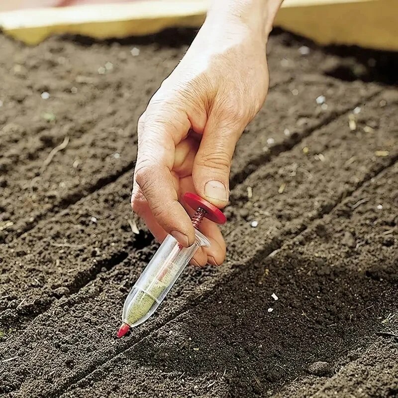 Garden Seeds Dispenser, Mini Handheld Seeder for Easy Planti | Inspire ...