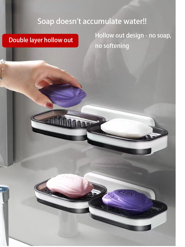 No Need for Perforated Wall Mounted Double Layer Storage Rac | Inspire ...