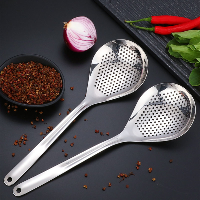 Stainless Steel Strainer Spoon for Kitchen, Spaghetti Food | Inspire Uplift