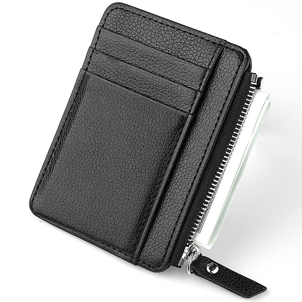 Mini Credit Card Wallet Small Men Zipper Coin Bag | Inspire Uplift