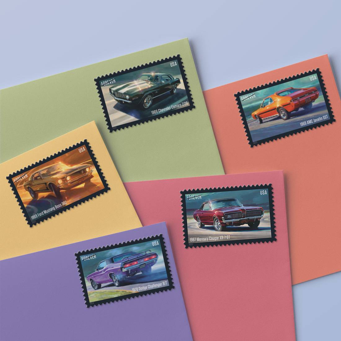 Pony Cars 2022 Stamps - Elevate Your Celebration Invitation - Inspire ...