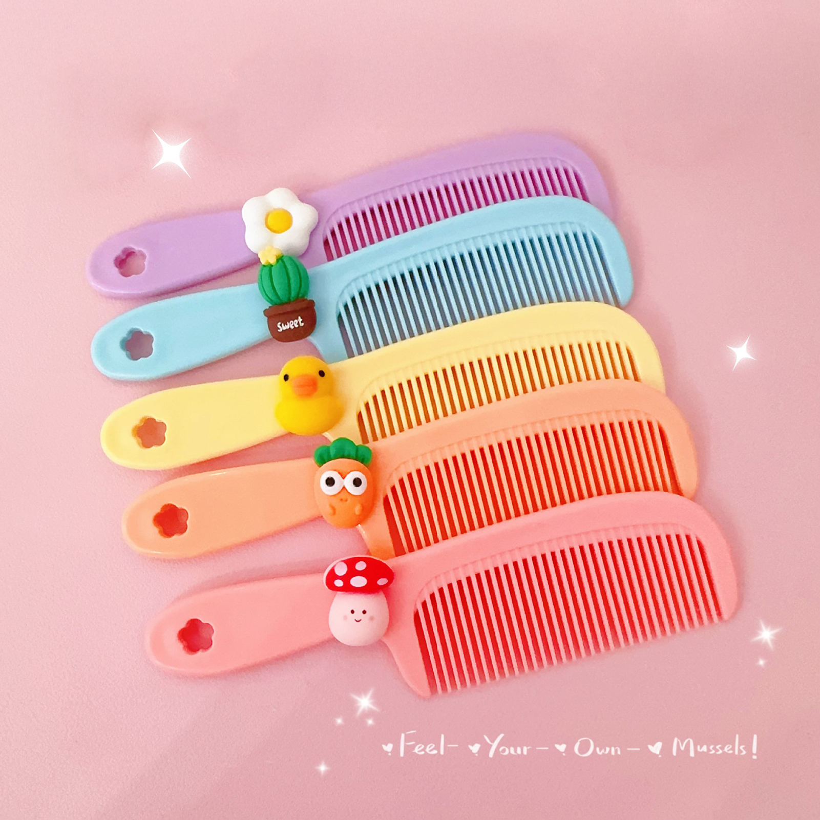 Portable Mini Hair Comb for Kids, Cute Cartoon Design | Inspire Uplift