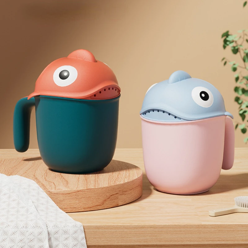 Baby Bath Shower Head Rinse Cup Shark Toy | Inspire Uplift
