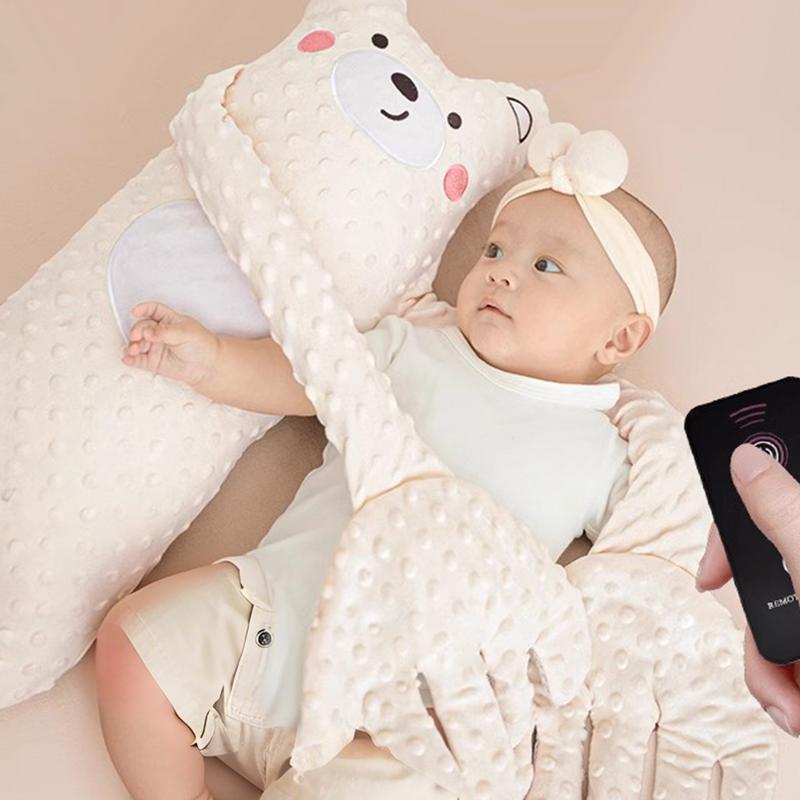 Remote Control Baby Sleep Aid, Plush Soothing Bear Pillow | Inspire Uplift