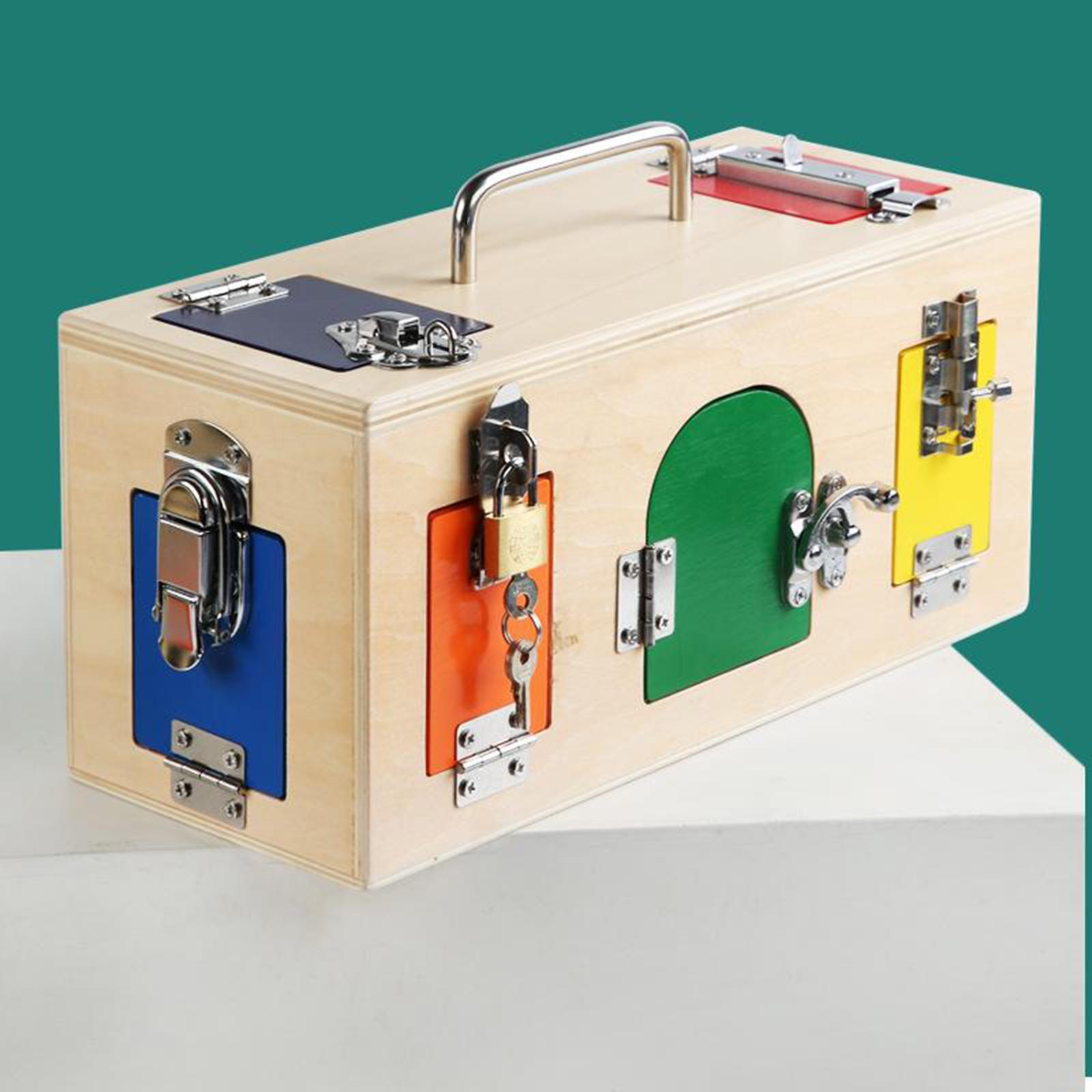 Wooden Busy Box Montessori Educational Toy for Kids - Gift | Inspire Uplift