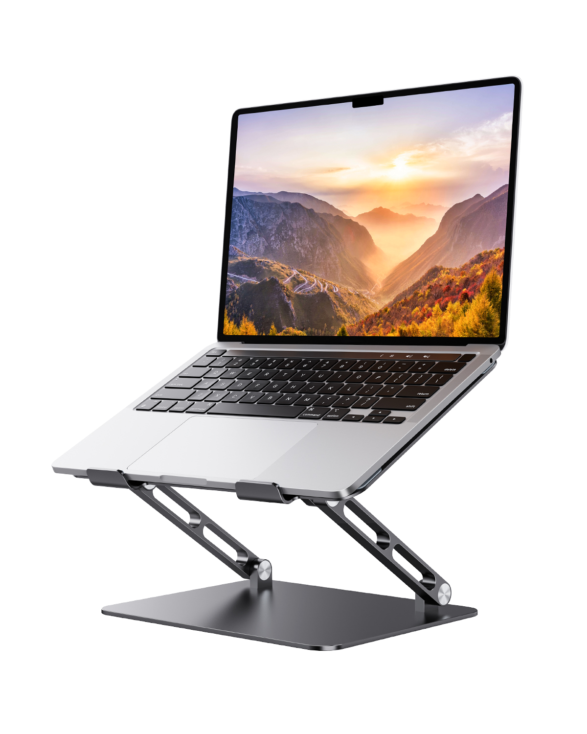 Adjustable Aluminum Laptop Stand for Desk - Ergonomic Riser | Inspire ...