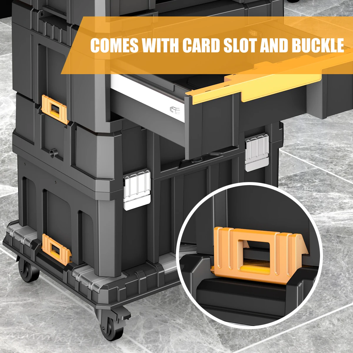 Stackable Modular Combo Toolbox Set Portable ToolBox | Inspire Uplift