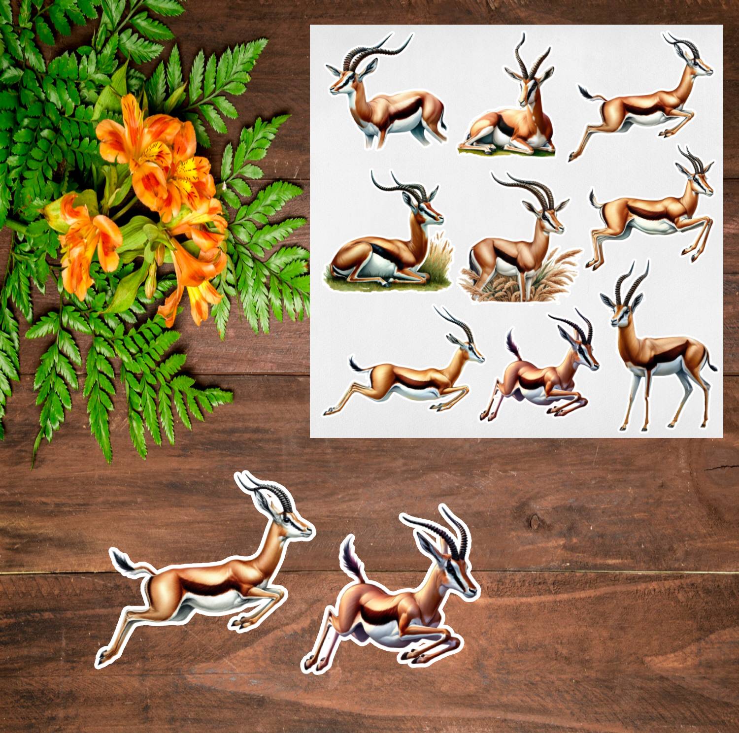 Jumping Deer Svg | Inspire Uplift