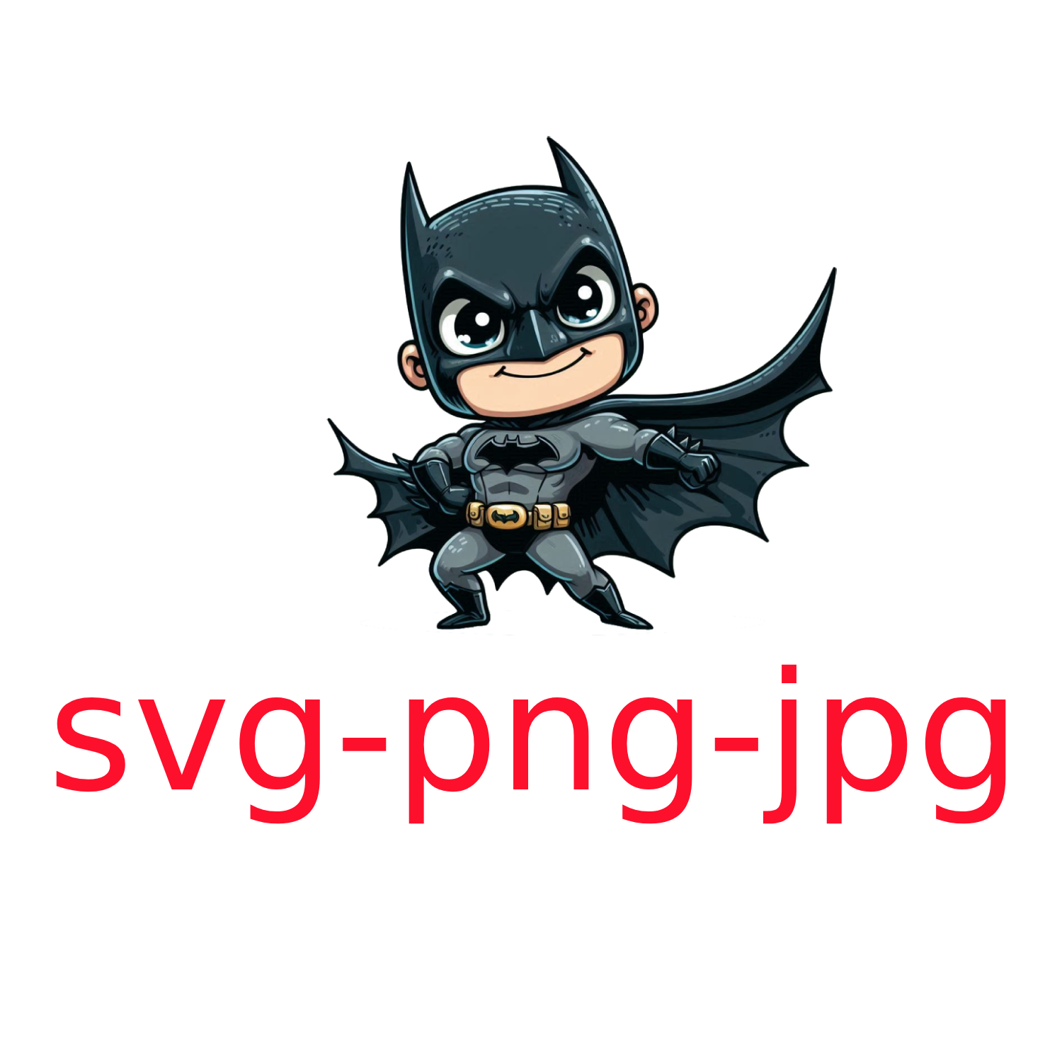 BATMAN SVG Bundle, batMan Svg ,Baby batman Svg, Chibi batman | Inspire ...