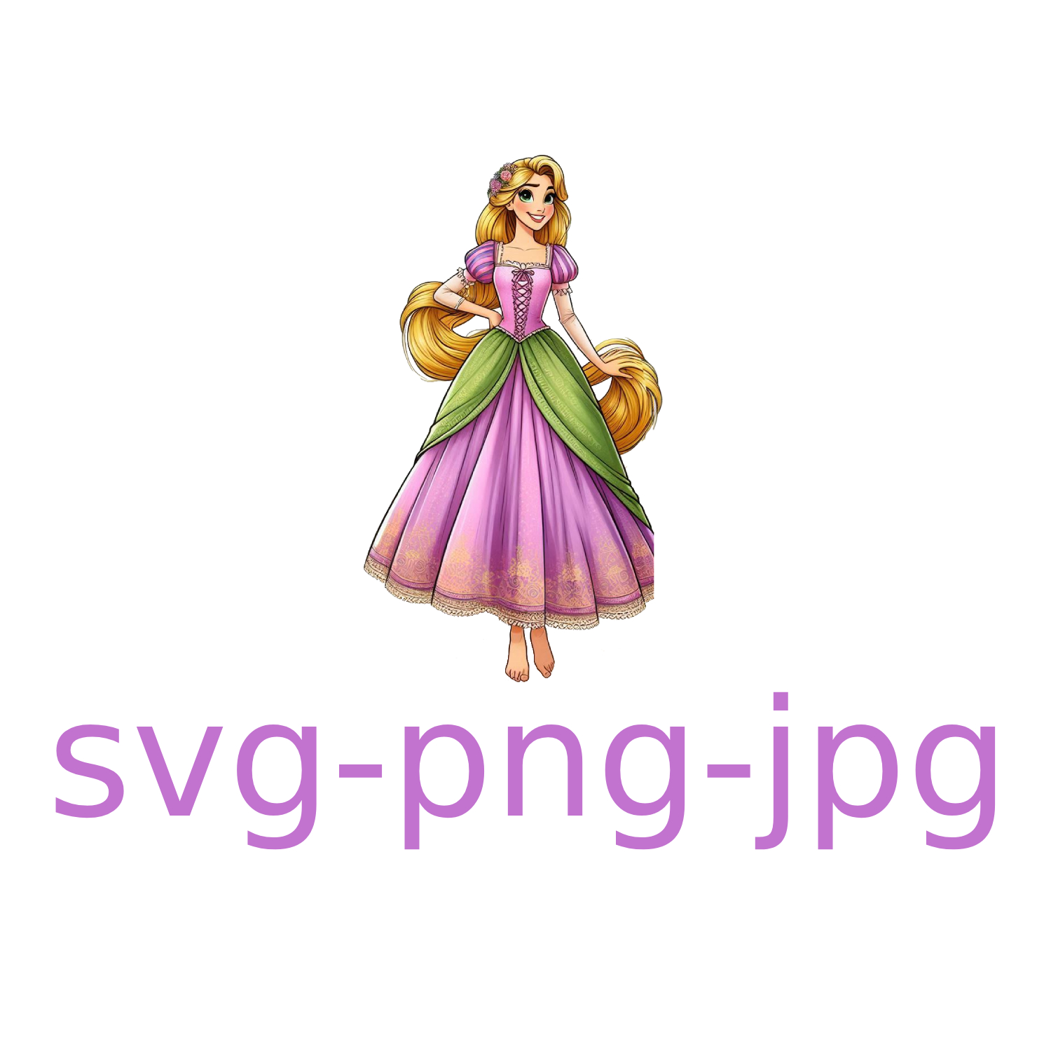Rapunzel Svg, Disney Rapunzel Tangled Svg, Disney Princess S | Inspire ...